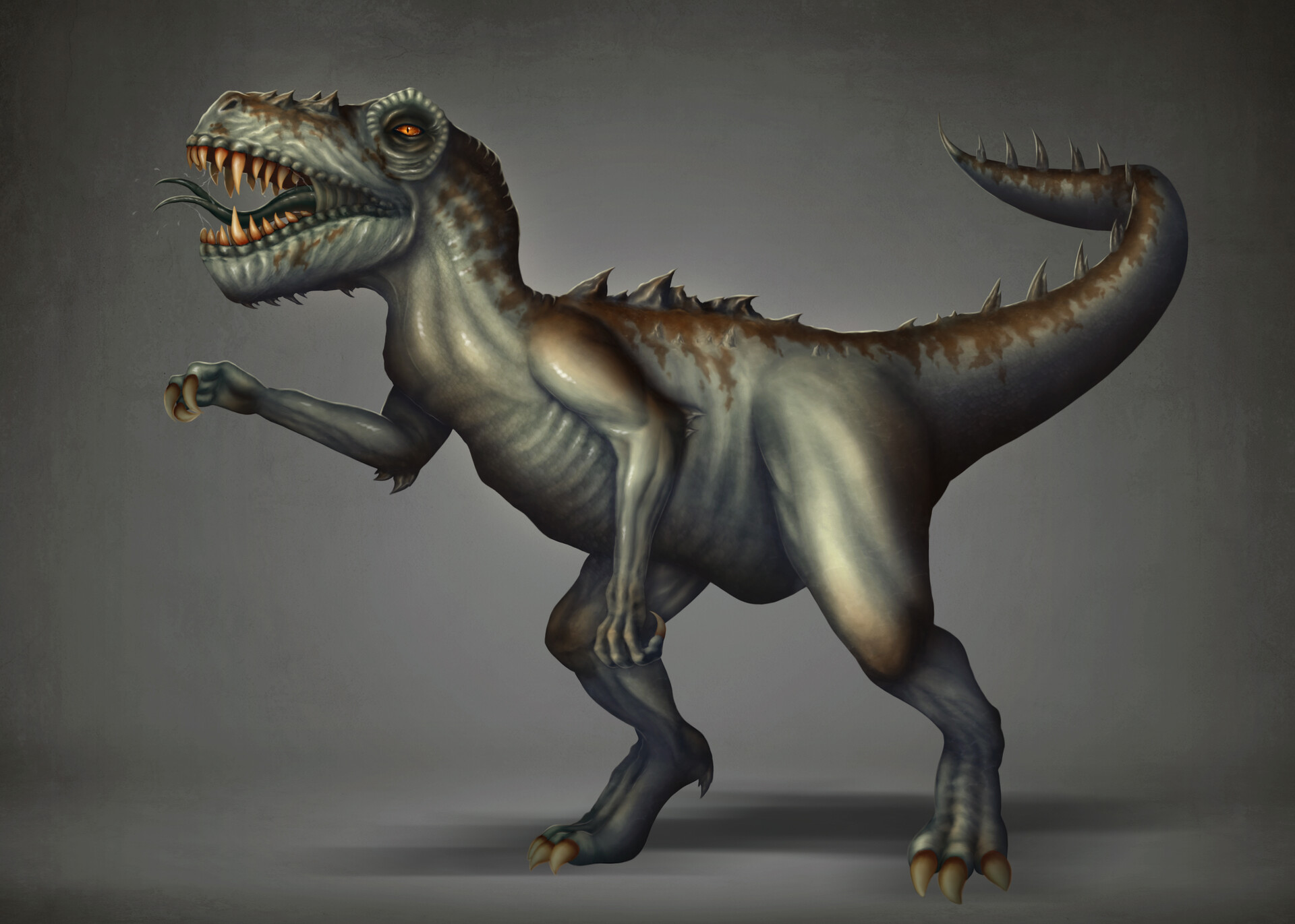 ArtStation - Mysterious Beast Inspired by Dinosaur