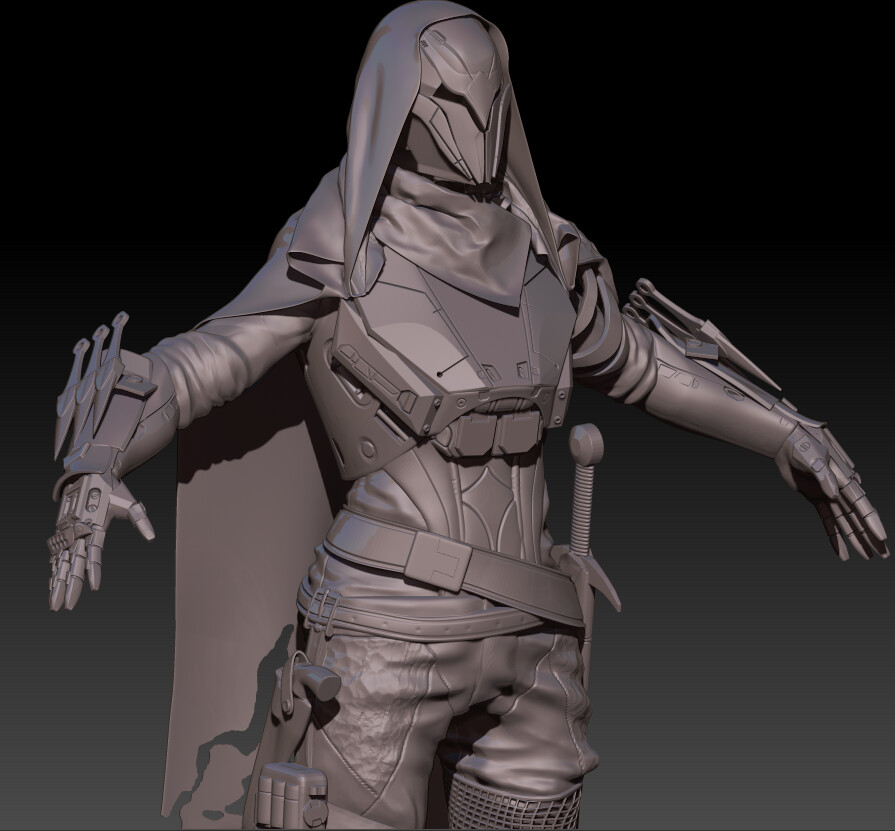 ArtStation - Destiny inspired character