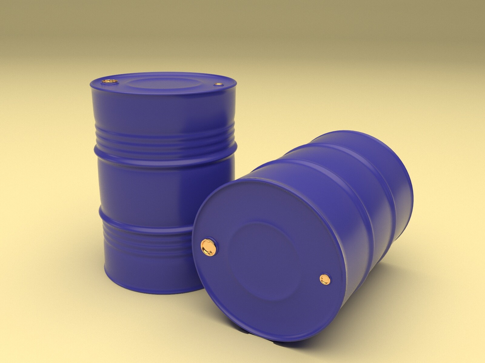 ArtStation - Metal Barrel 2in1