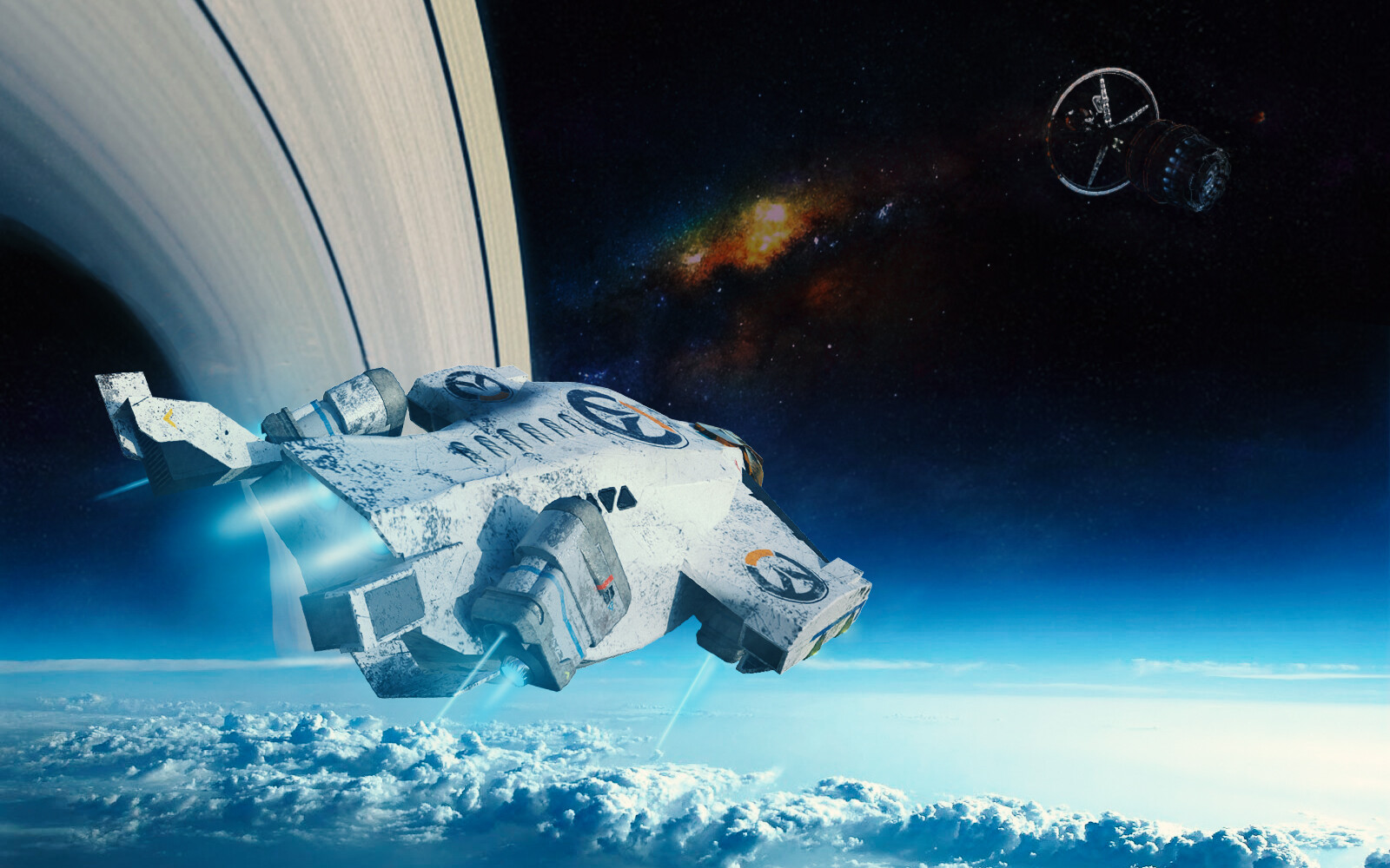 Nils Mitrecey - Overwatch Dropship