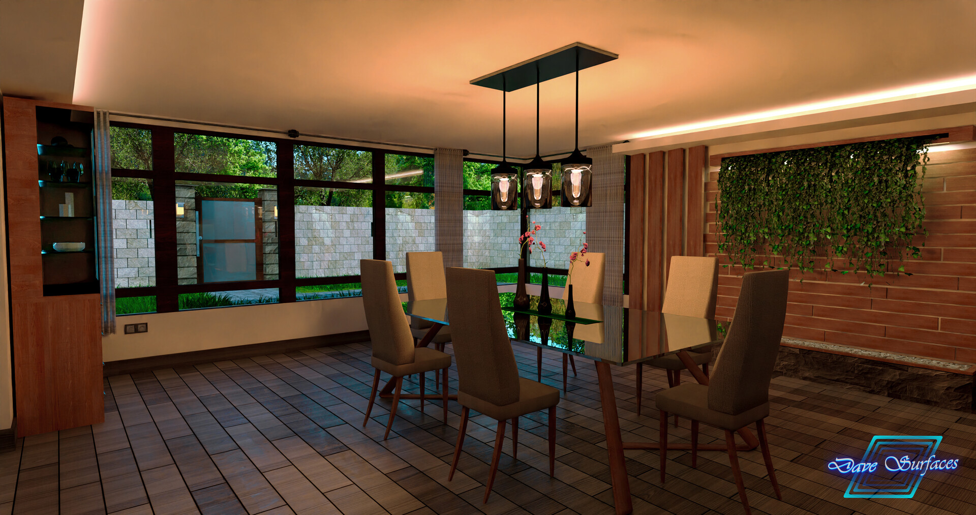 ArtStation - Dining room (Blender cycles)