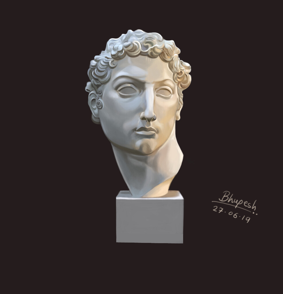 ArtStation - marble statue study