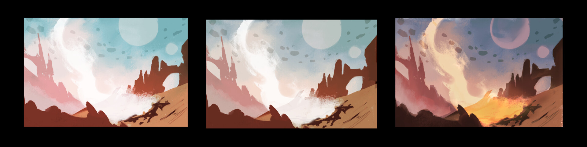 artstation alien planet