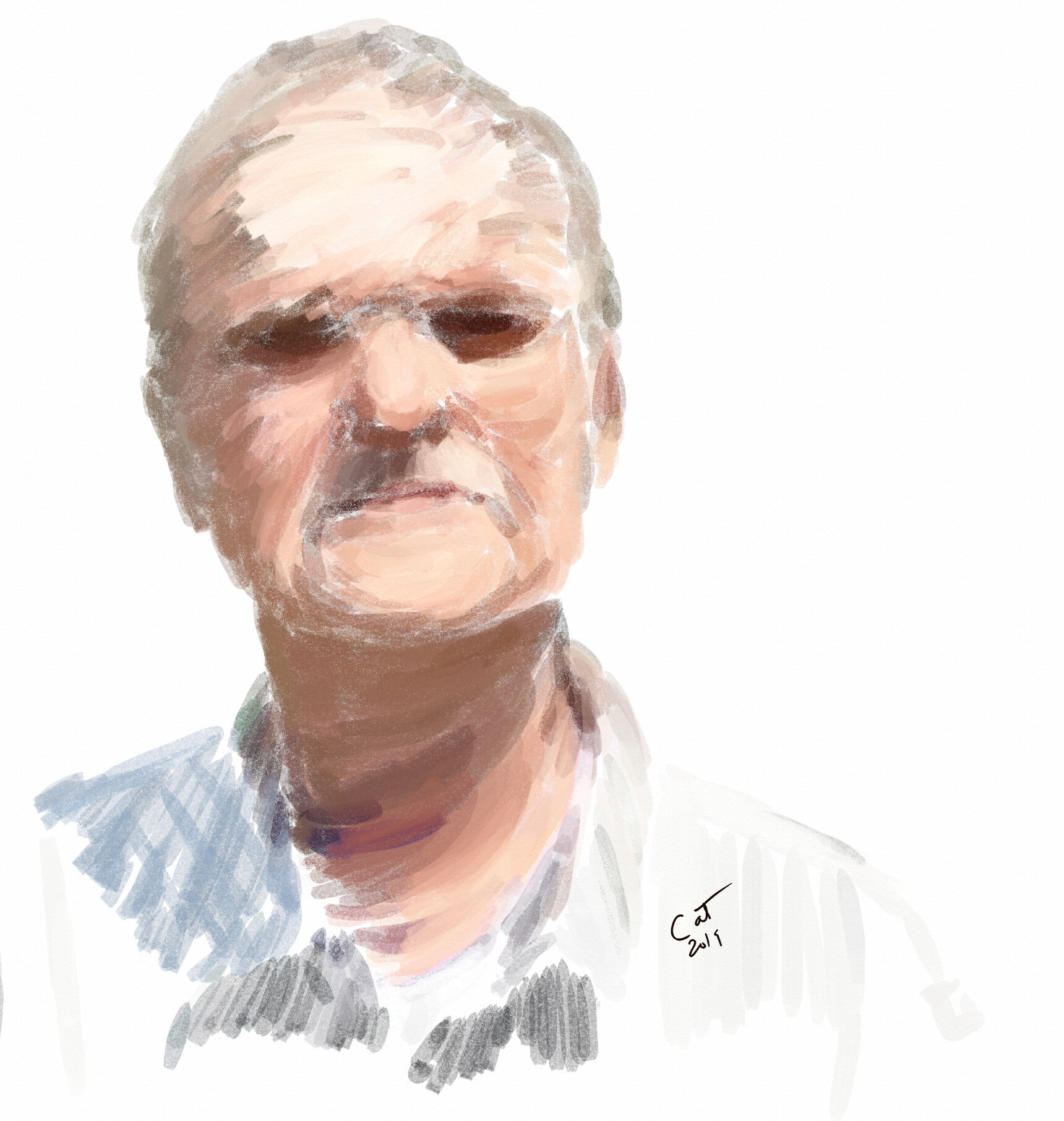 ArtStation - Self Portrait in Mischief: Last not to a wasted piece of ...