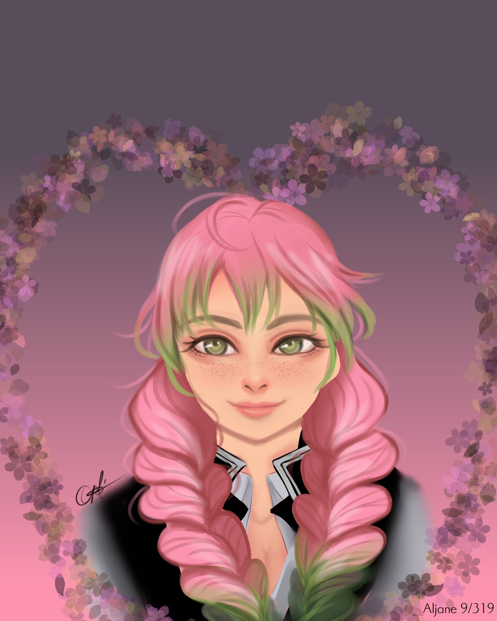 ArtStation - Mitsuri Kanroji Love Pillar