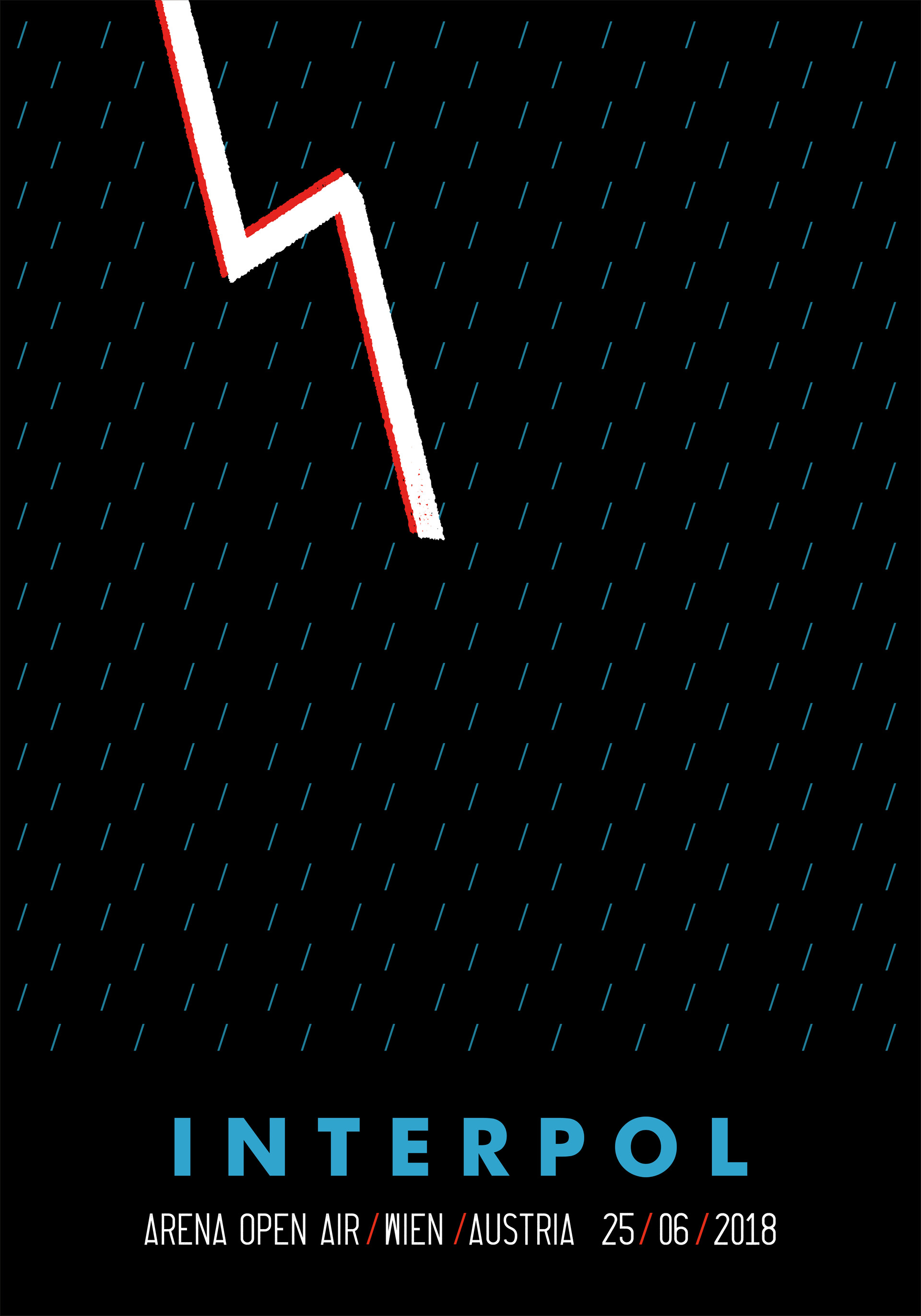 ArtStation - Interpol concert poster