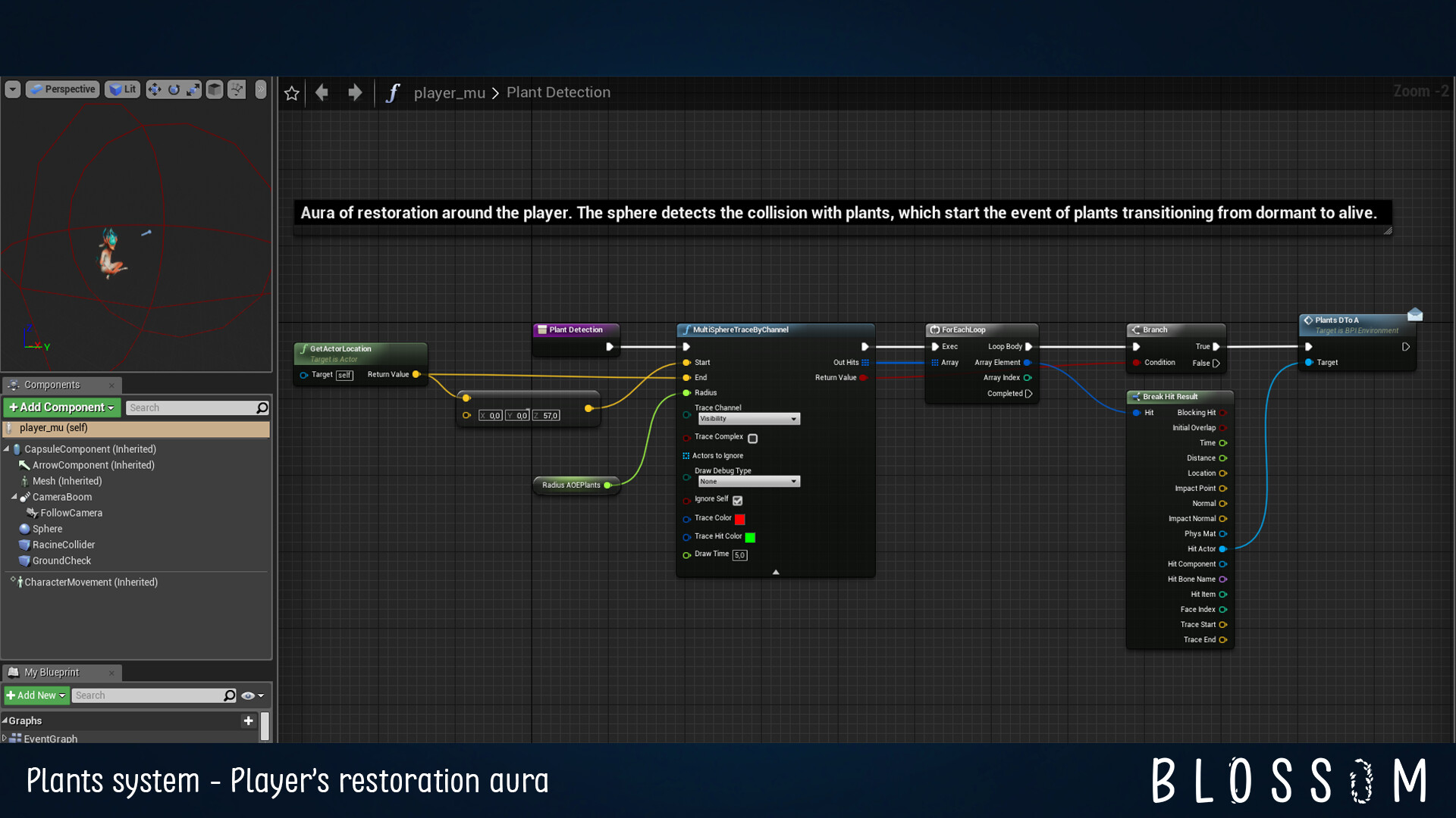 Margaux Calame - BLOSSOM - Plants System & Shader