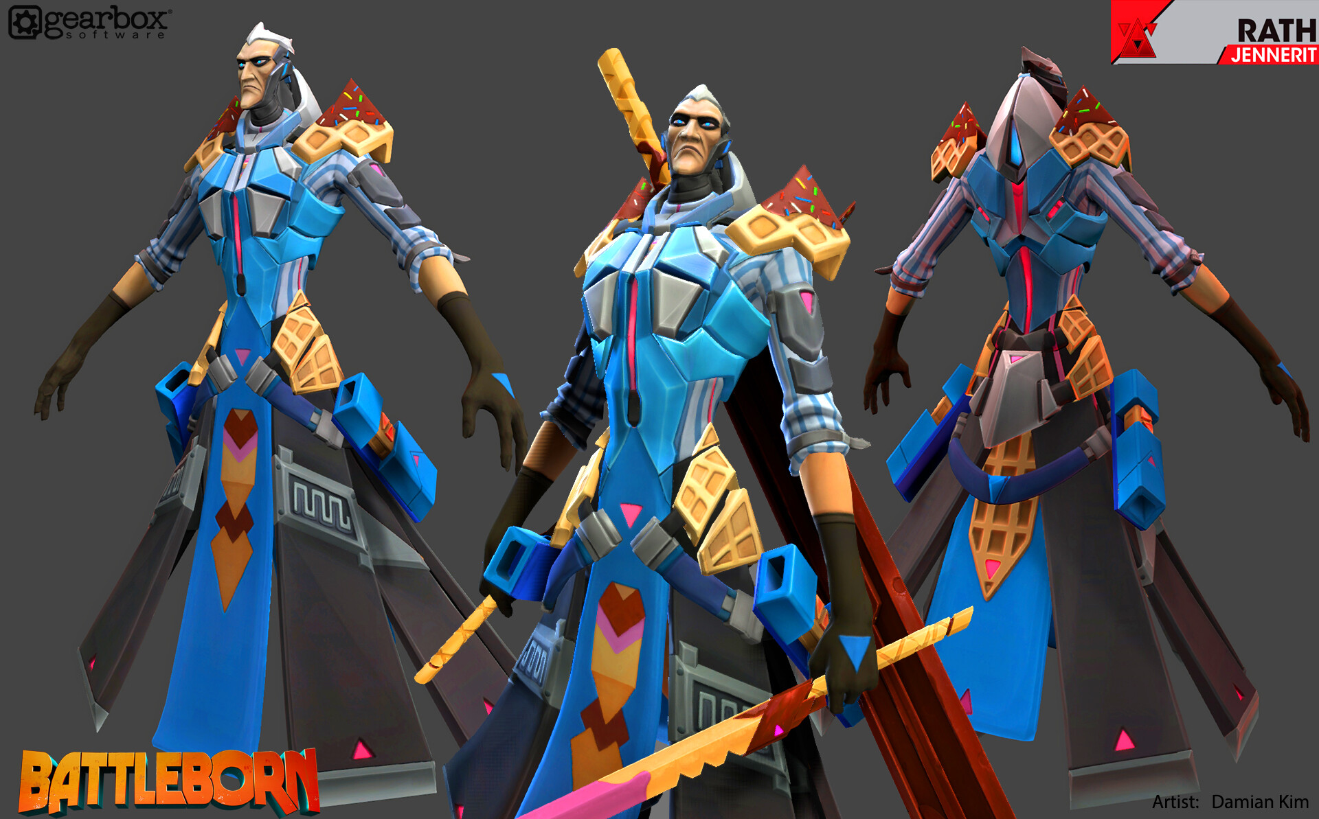 Damian Kim - Battleborn:Rath–Character Art