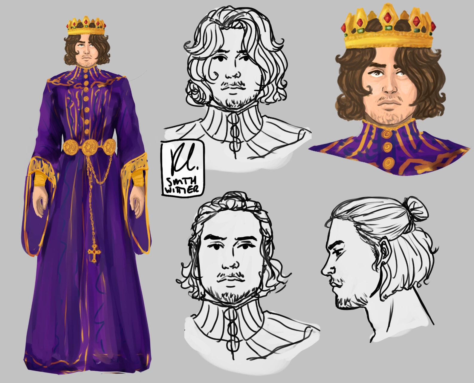 ArtStation - The King., Robyn C.