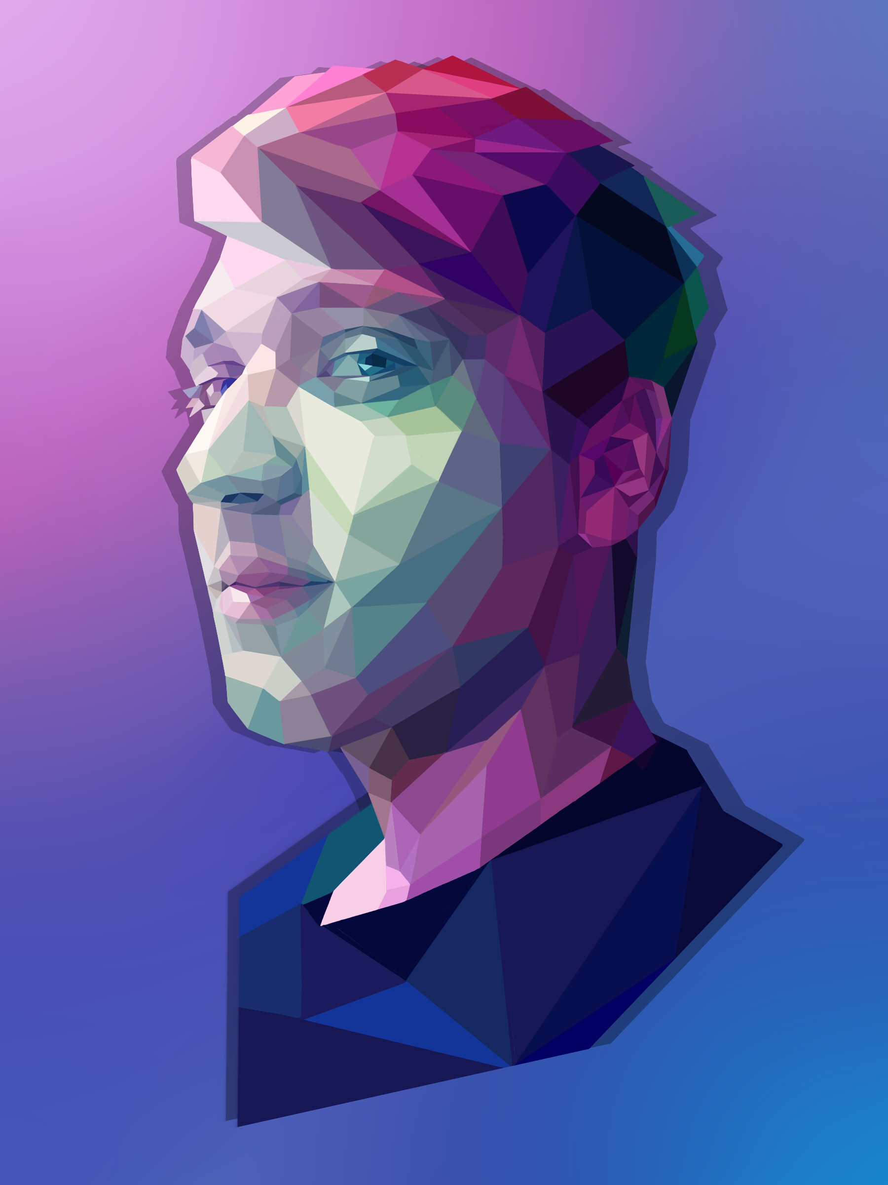 ArtStation - Portrait: Geometric