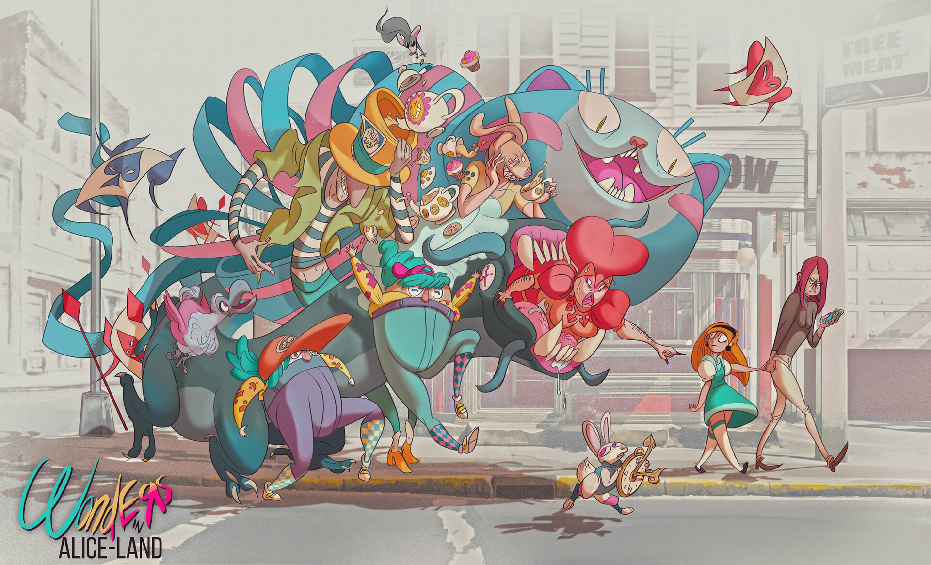 ArtStation - Wonders in Alice-land