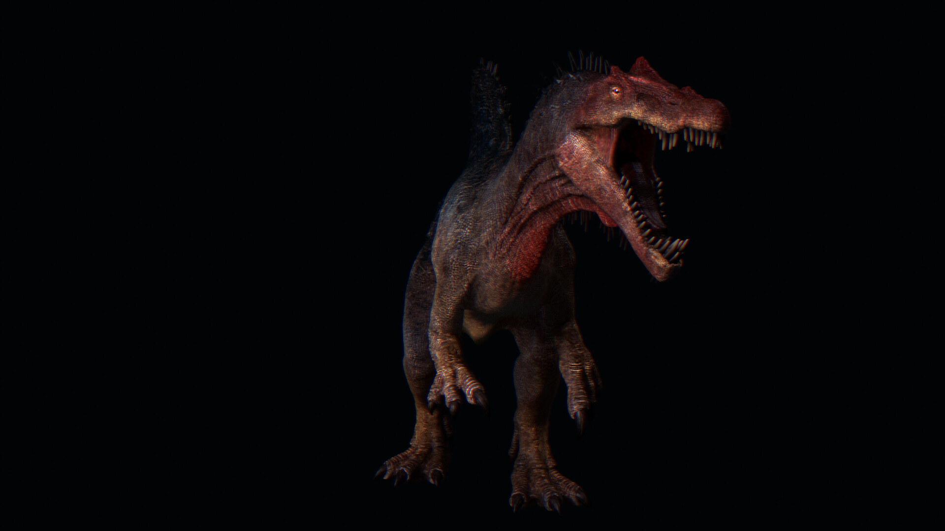ArtStation - Spinosaurus - Modeling in Zbrush , Shading and rendering ...
