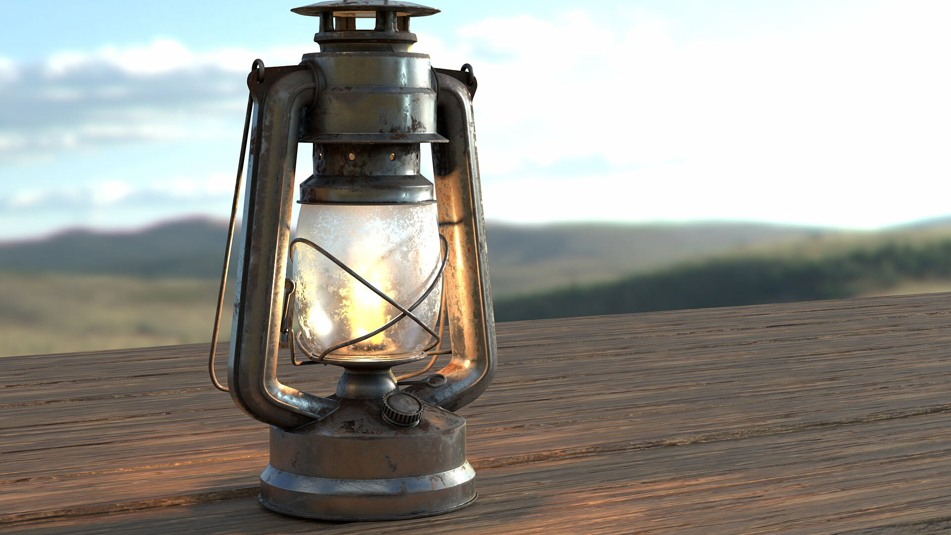 ArtStation - Lantern modeling
