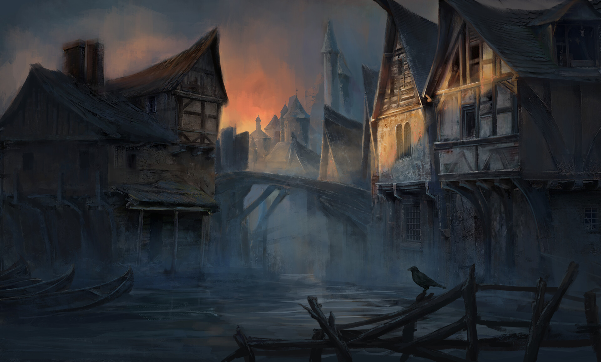 ArtStation - Old town