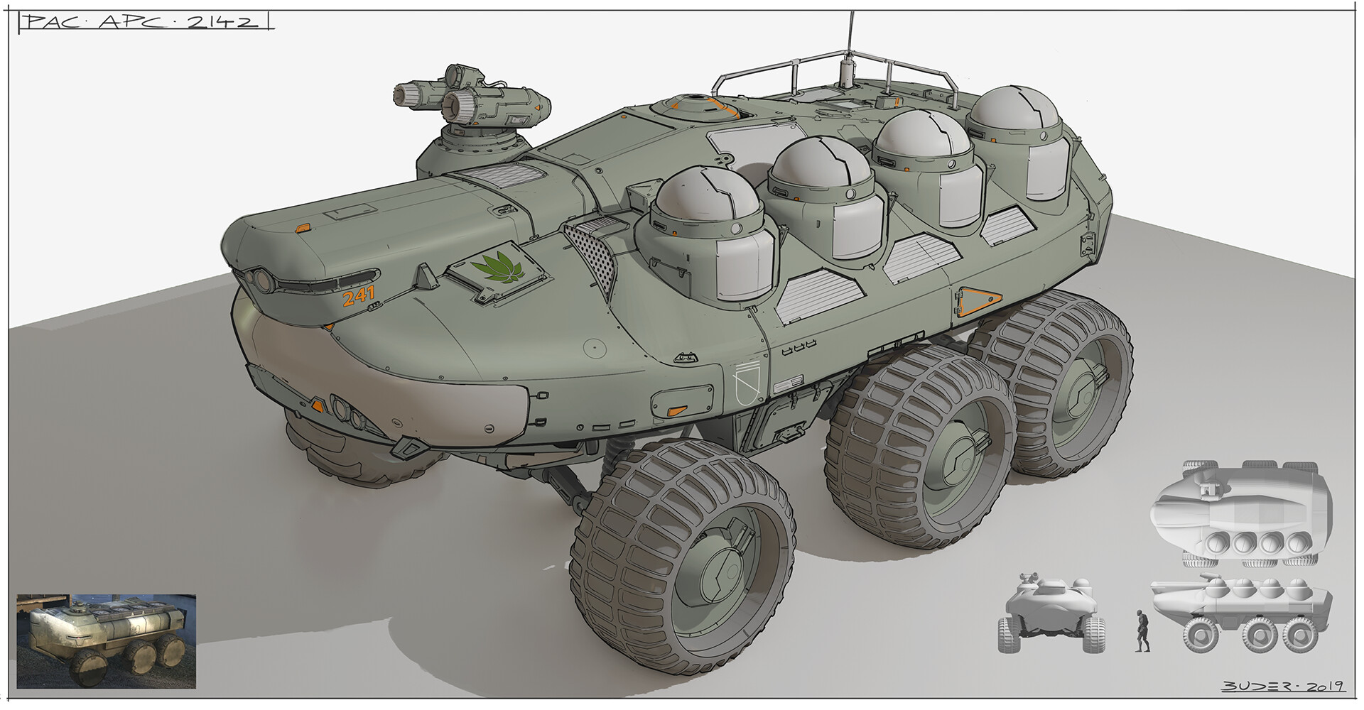 ArtStation - BF 2142 APC redesign