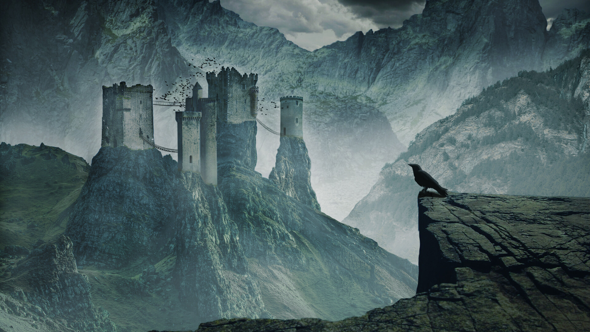 ArtStation - Castle Matte Painting