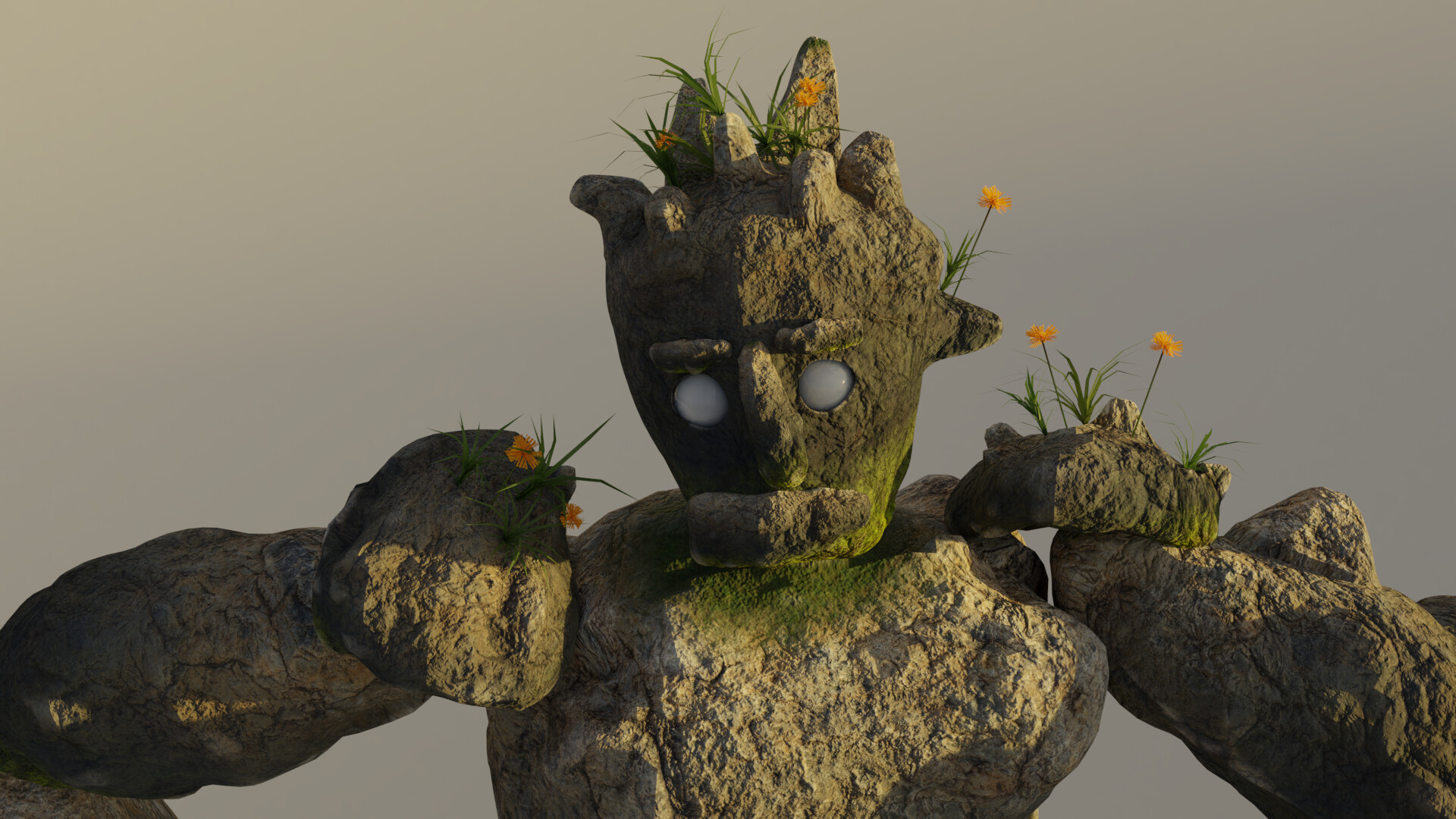 ArtStation - Earth Elemental or Stone Golem