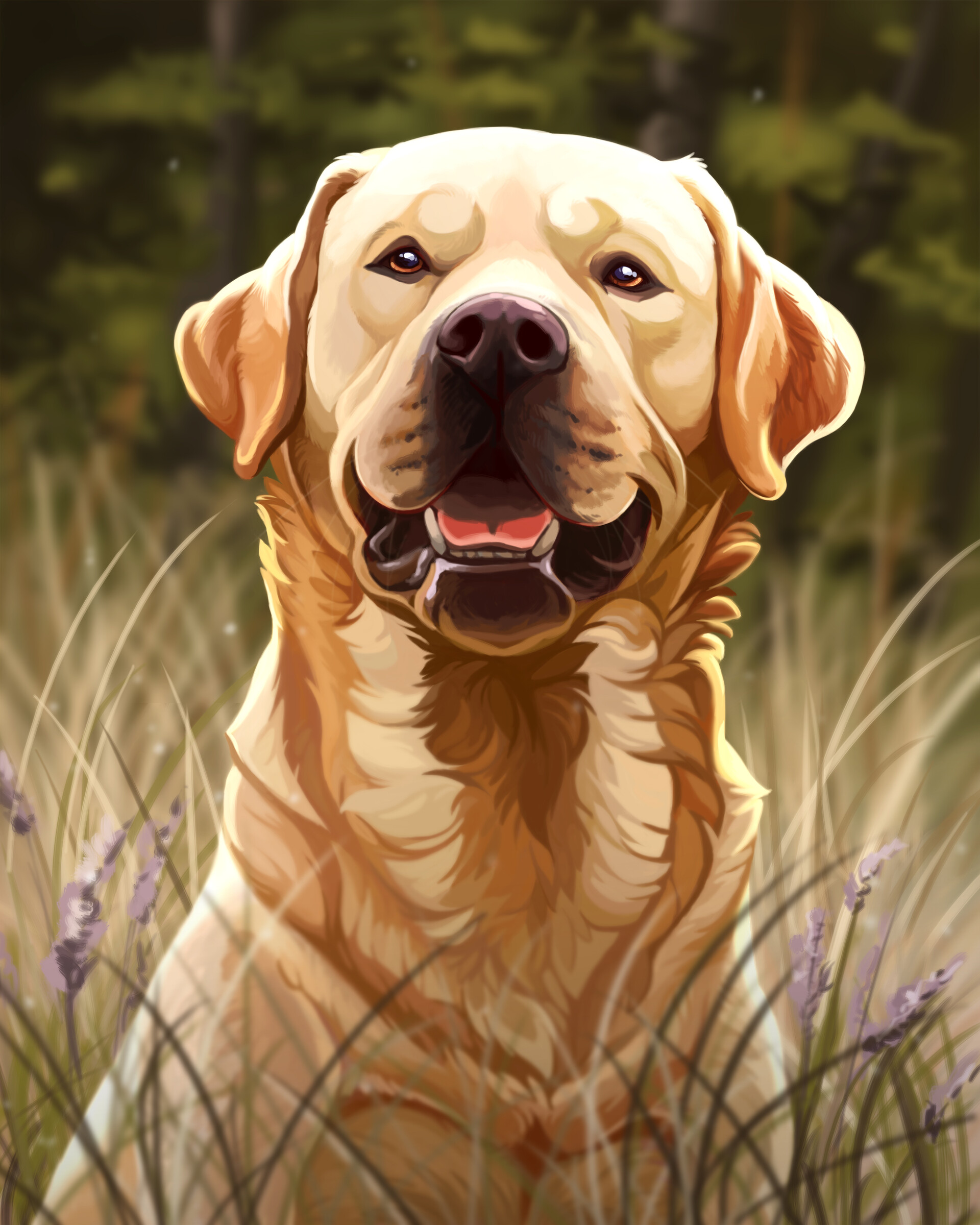ArtStation - Yellow Lab