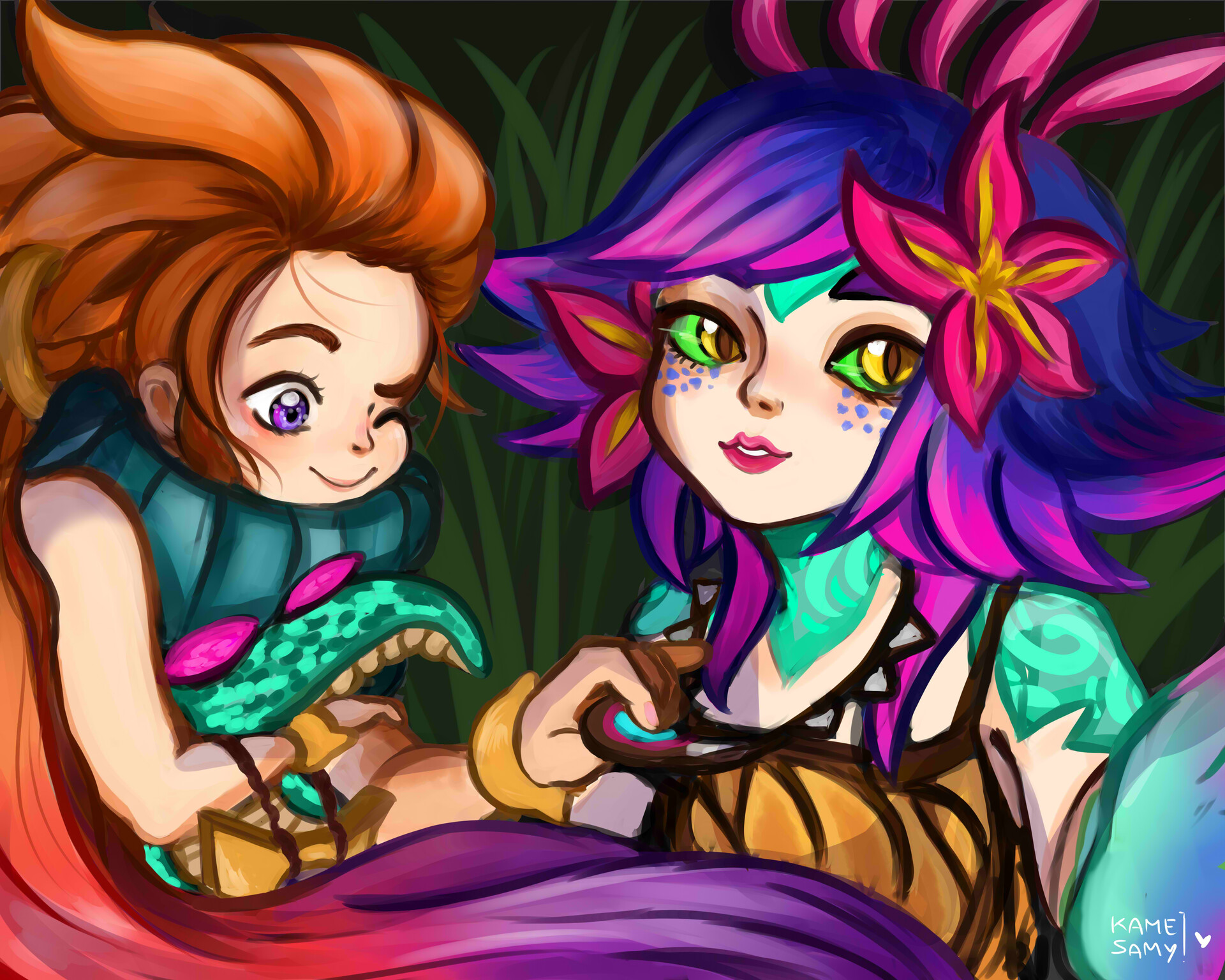 how to draw zoe from league of legends