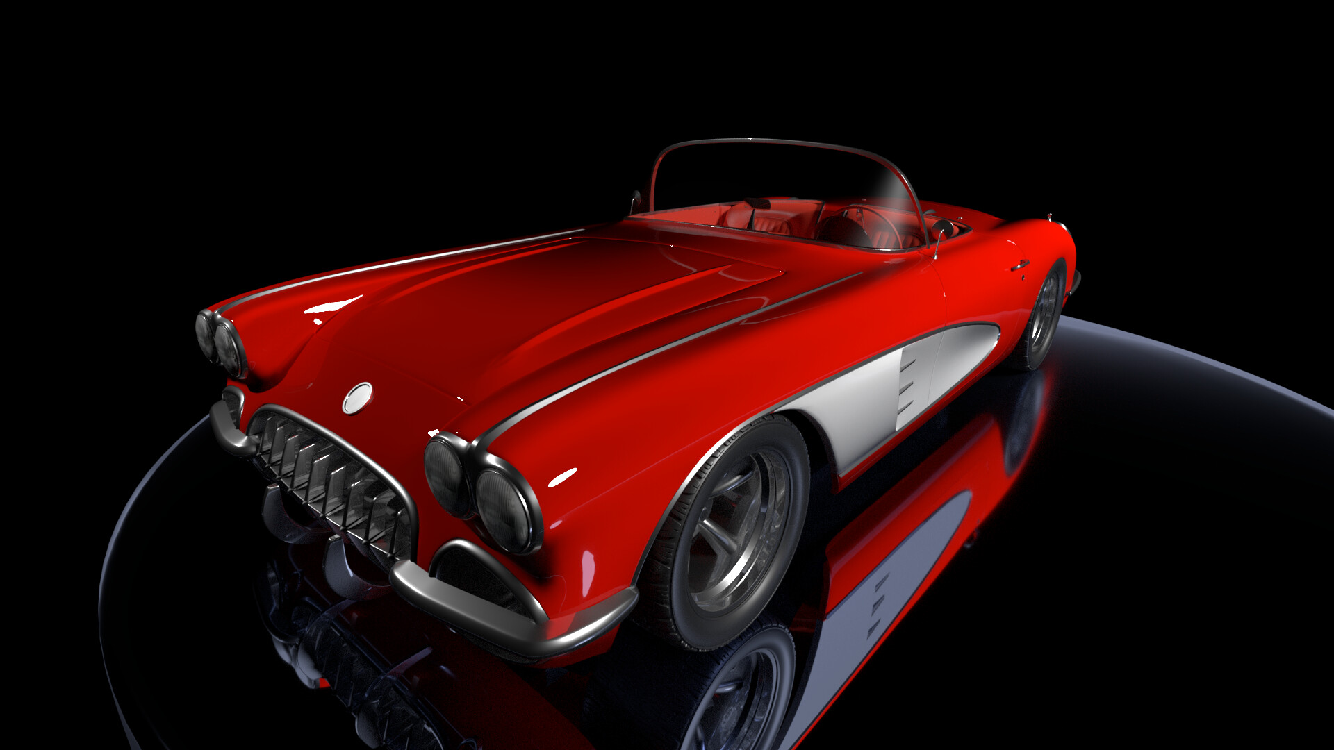 ArtStation - Retro American Car