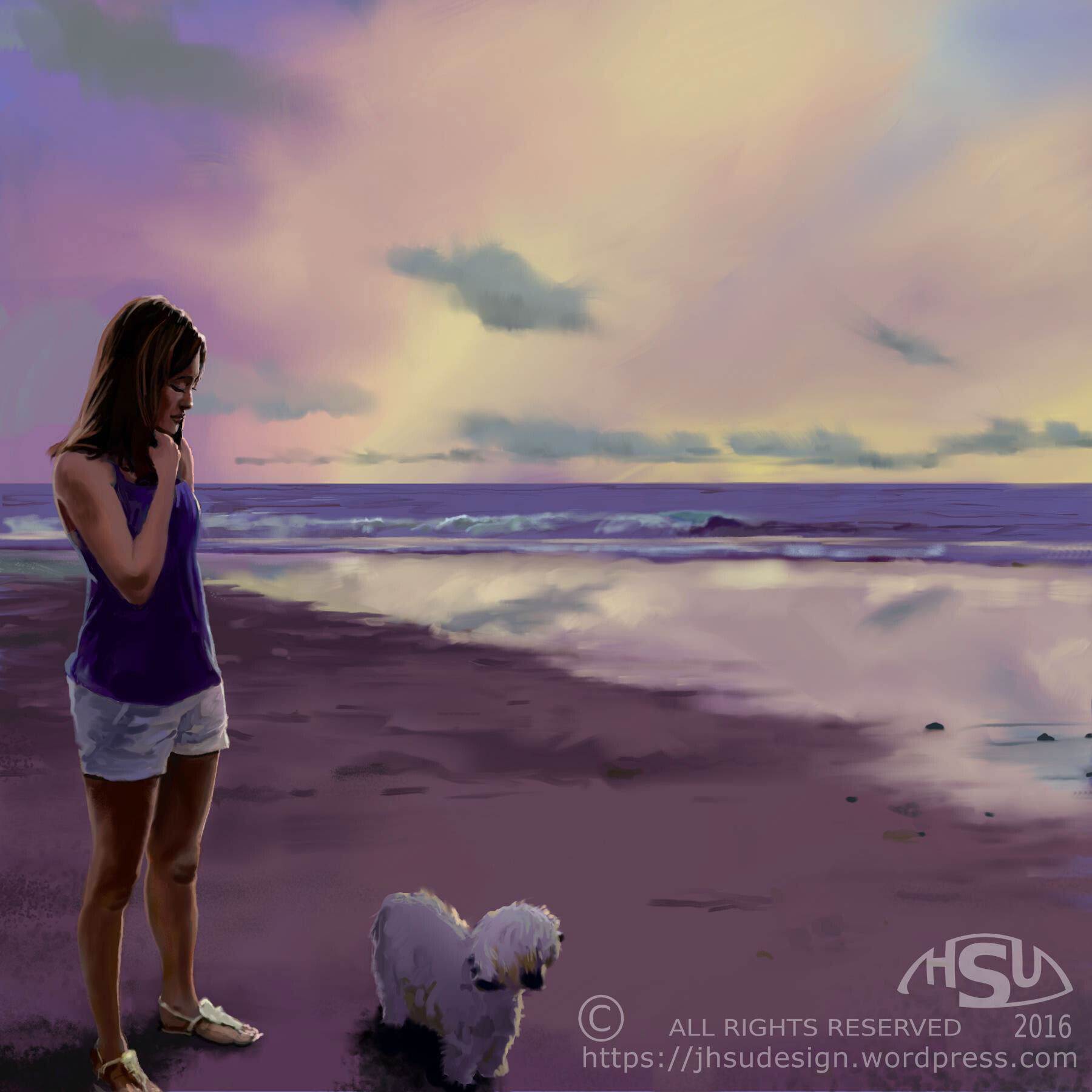 ArtStation - Sunset Pet