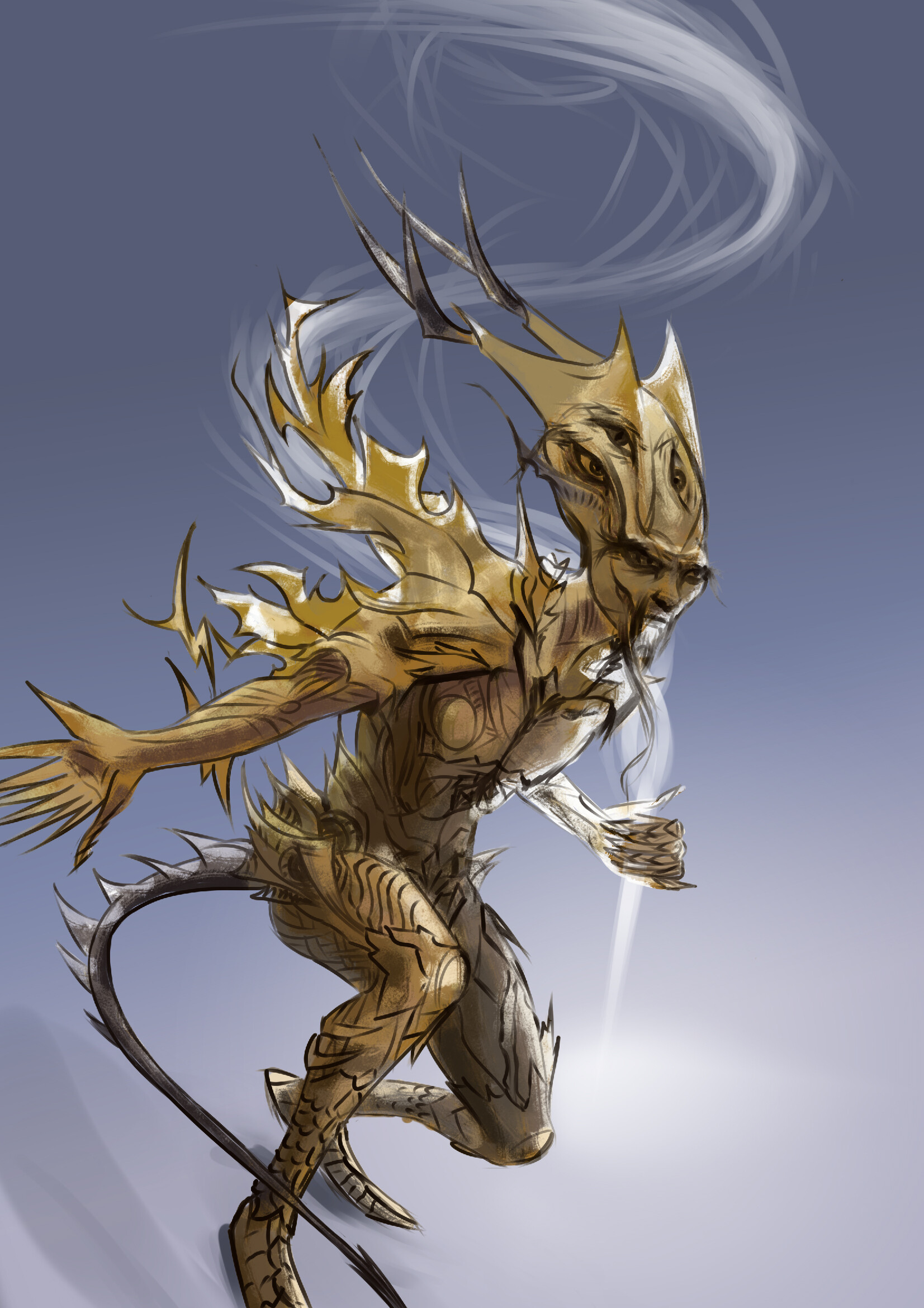 @emmagucci_Art - Longing for another win (+process steps)