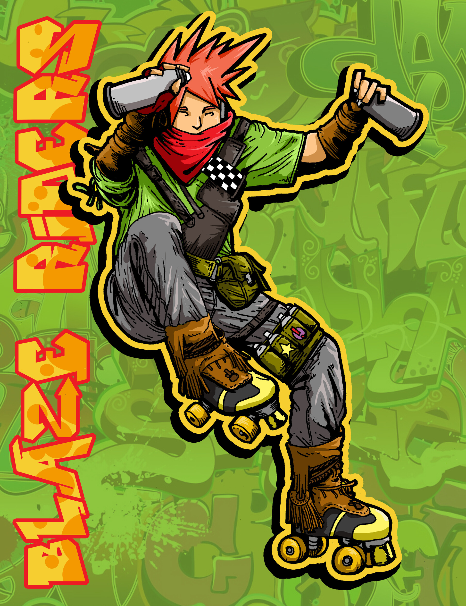 ArtStation - Blaze Riders - Green