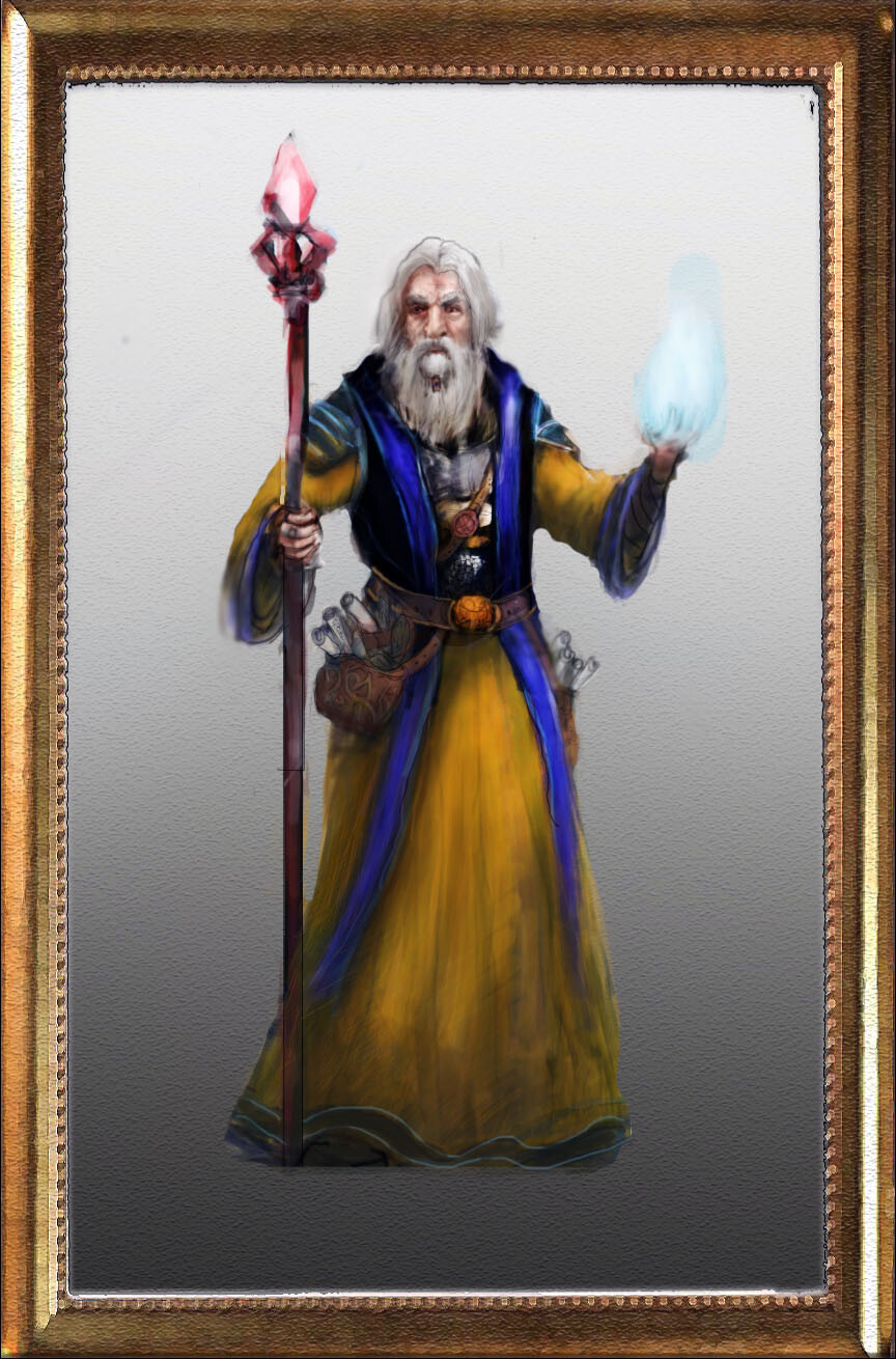 ArtStation - Wow comission human mage