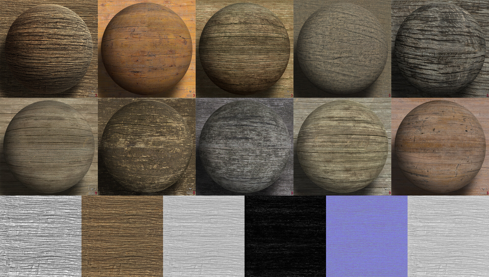 ArtStation - Real Wood Vol 02 - Old and Weathered