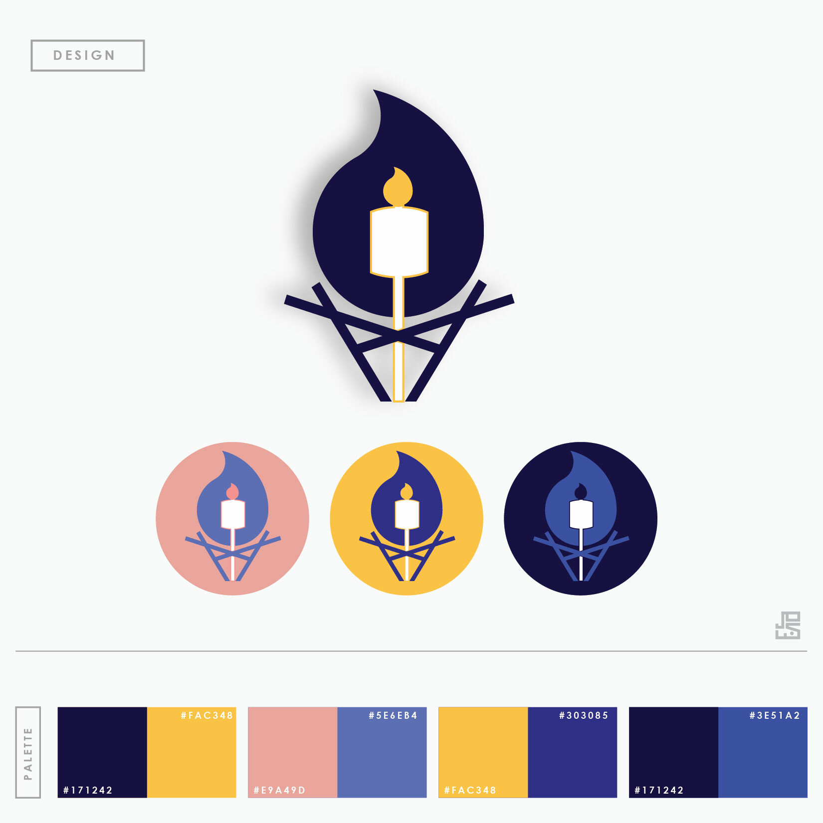 ArtStation - Tourch Light Logo Design