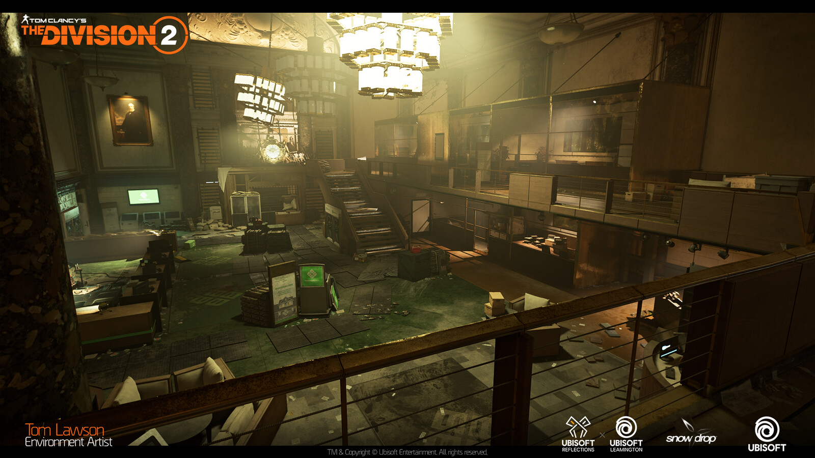 Tom Lawson - National Bond Bank Lobby- Tom Clancy's: The Division 2