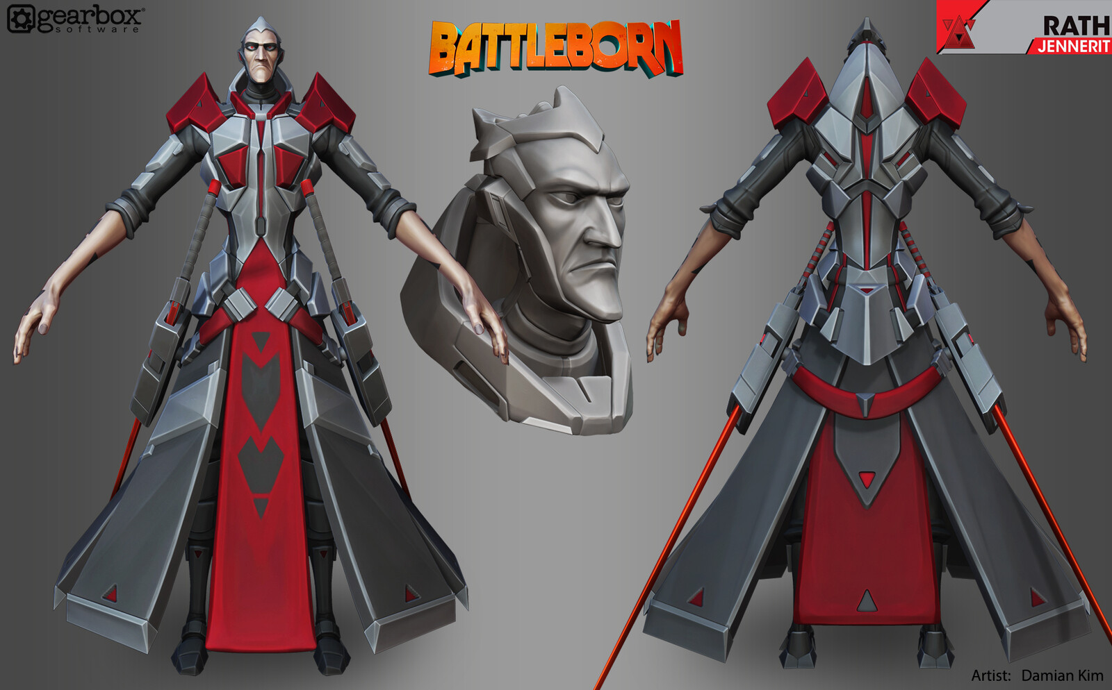 Damian Kim - Battleborn:Rath–Character Art