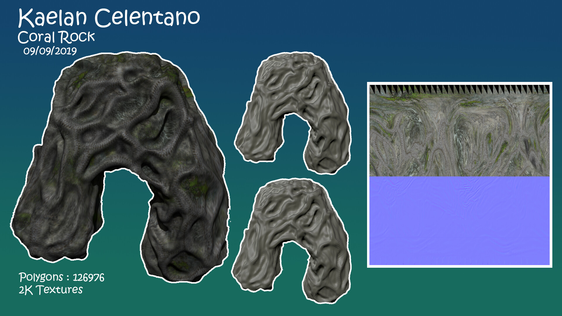 ArtStation - Coral Rock Sculpt