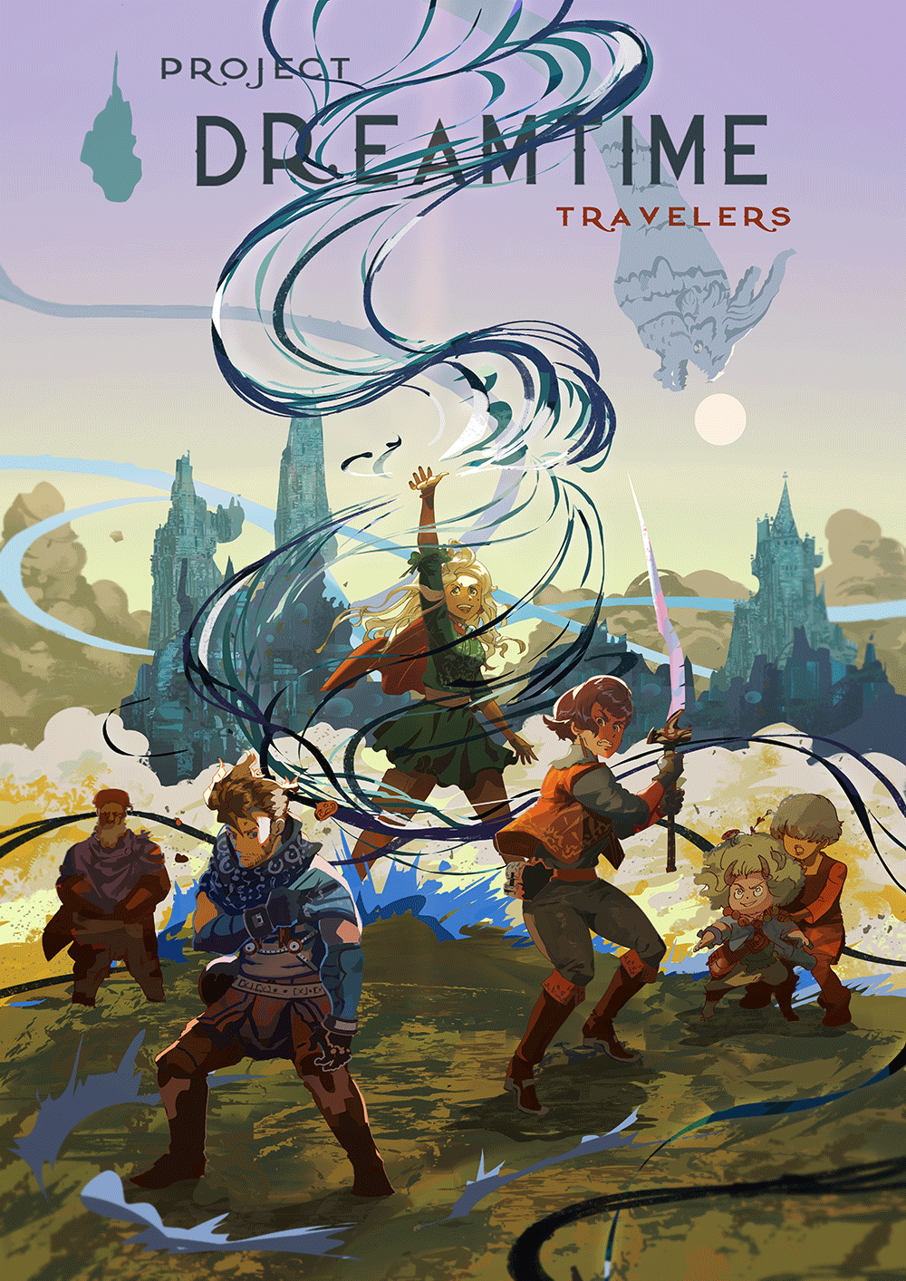 Nayth Okutri - Dreamtime Travellers Heroes Illustration