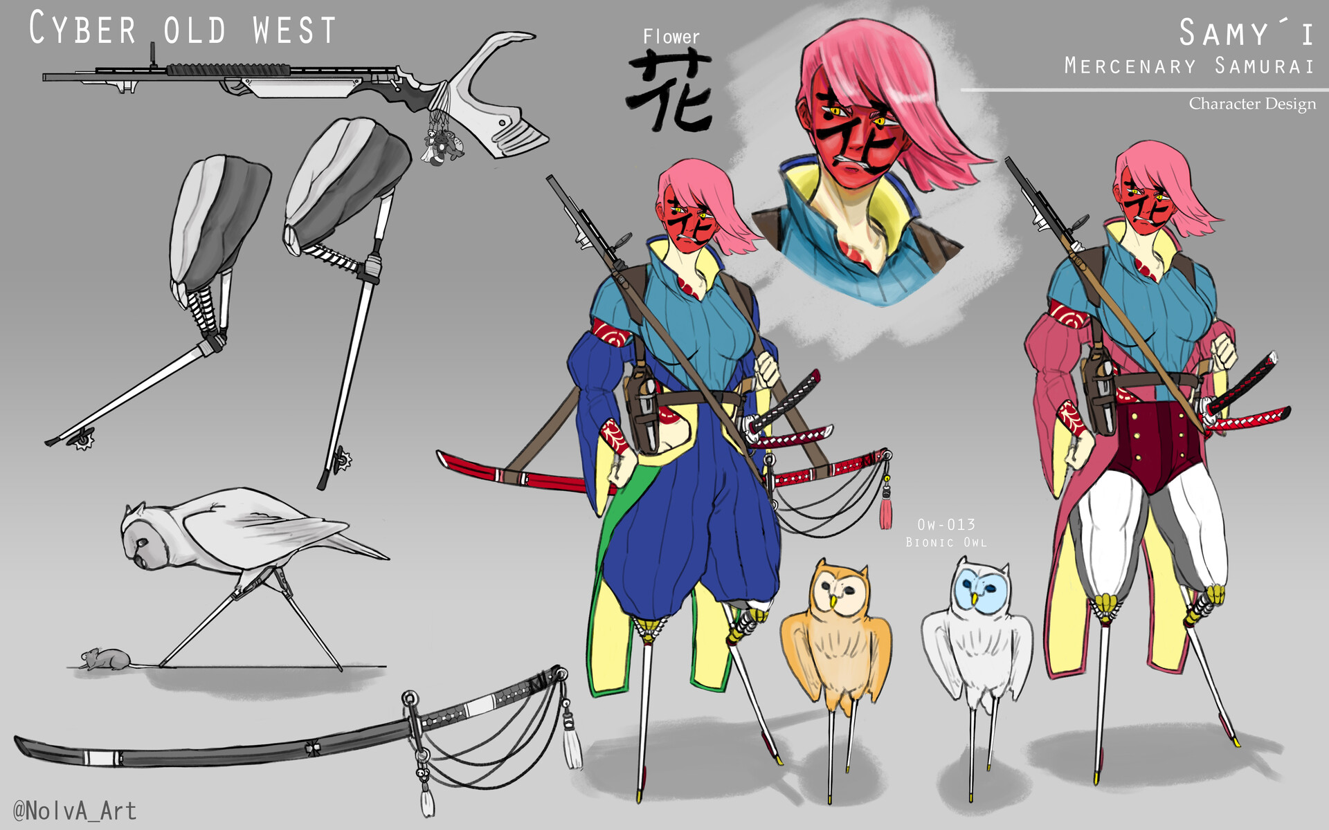 ArtStation - Samurai Cyberpunk