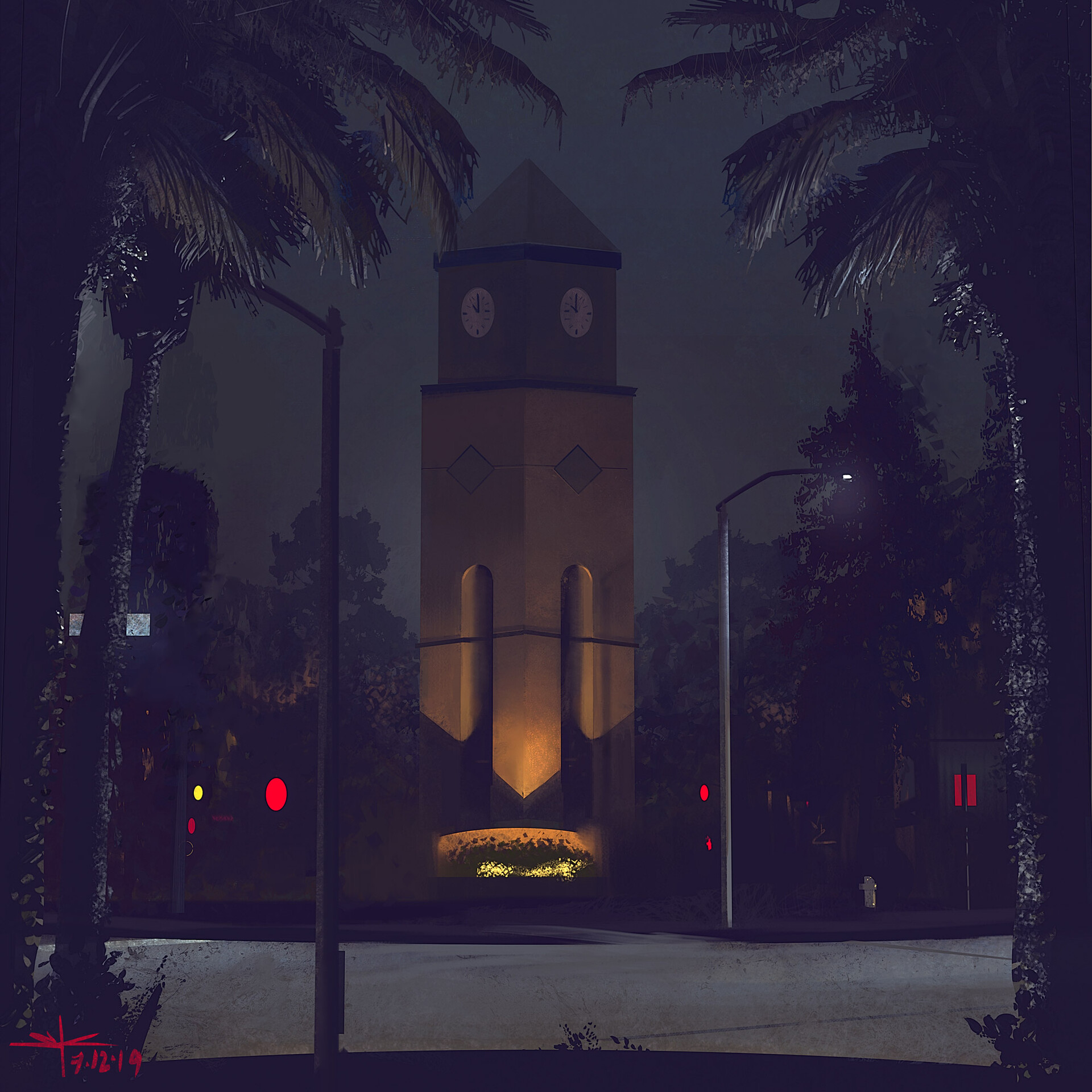 ArtStation - Rancho Cucamonga Digital Plein air