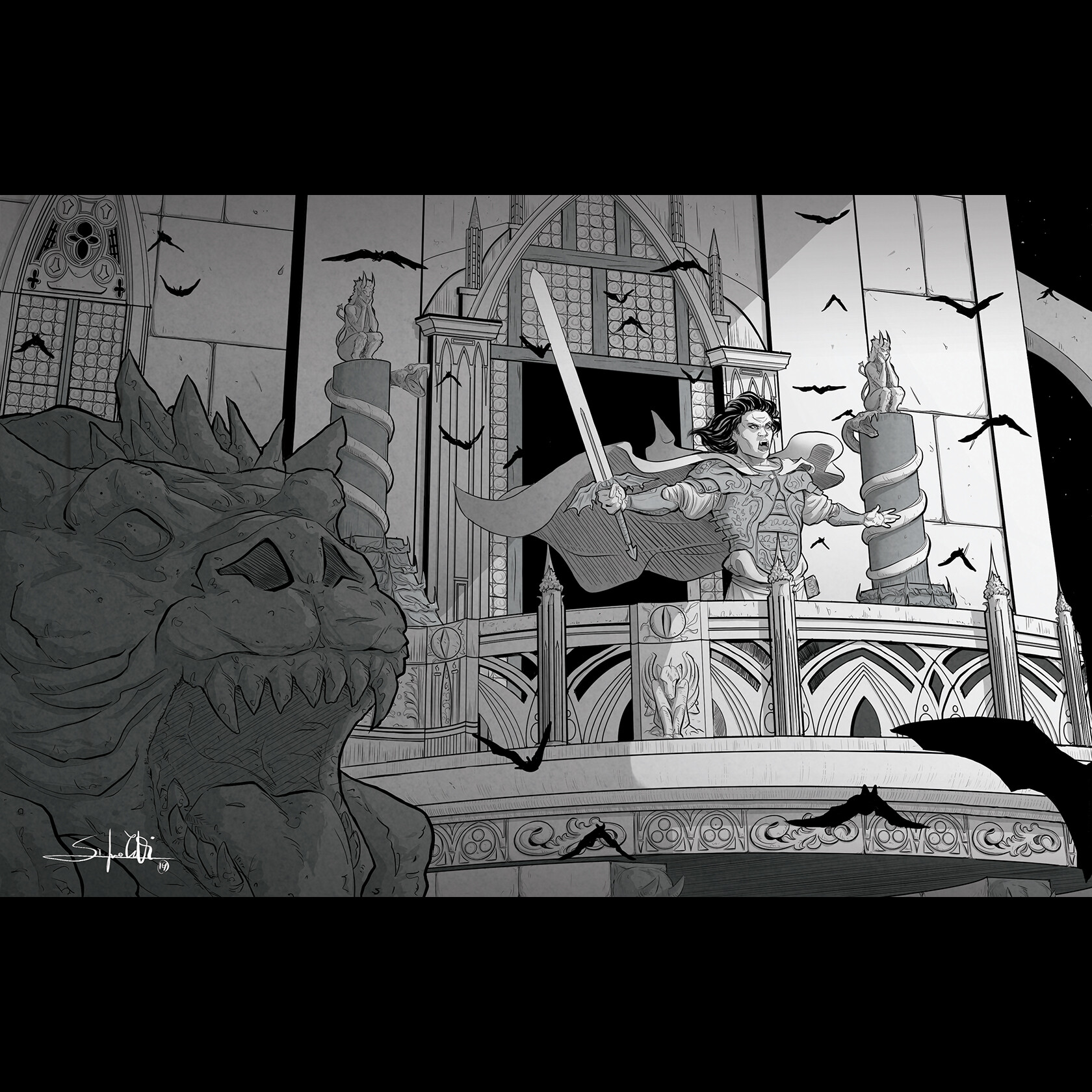 Stefano Marinetti - Interior illustrations