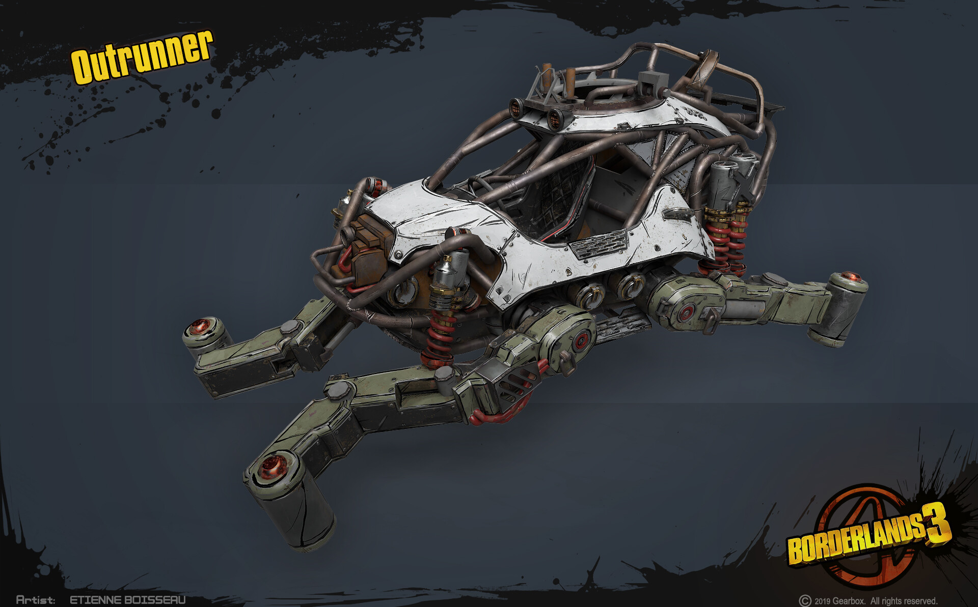 Etienne Boisseau - Borderlands 3 - Outrunner