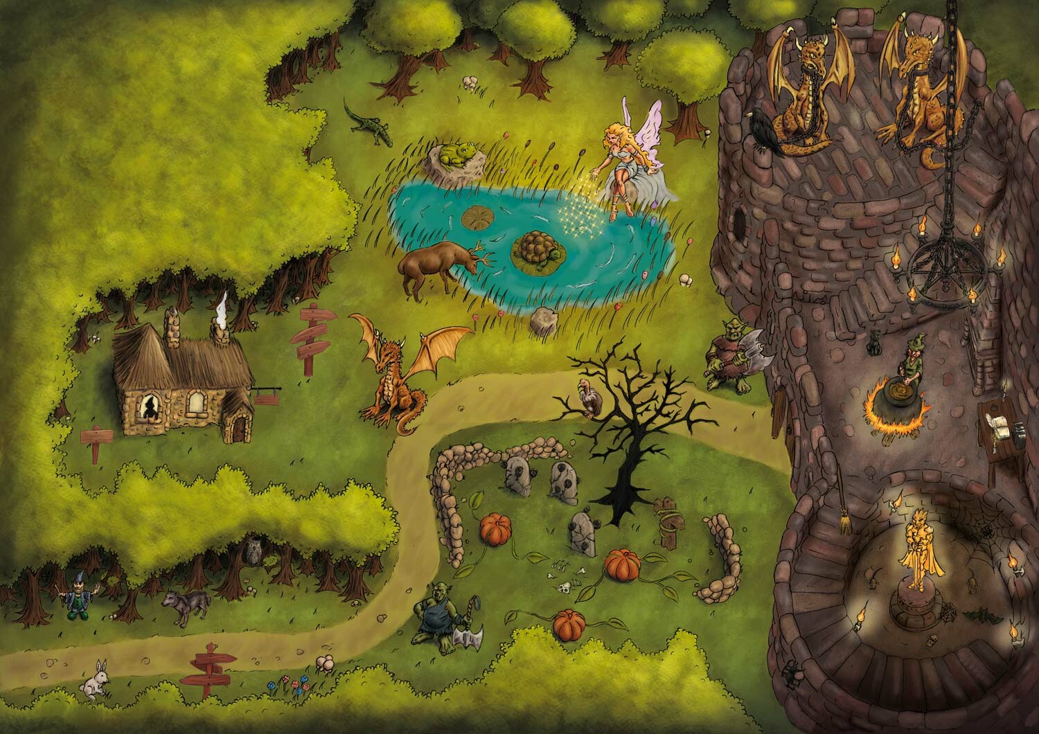 ArtStation - Fantasy map