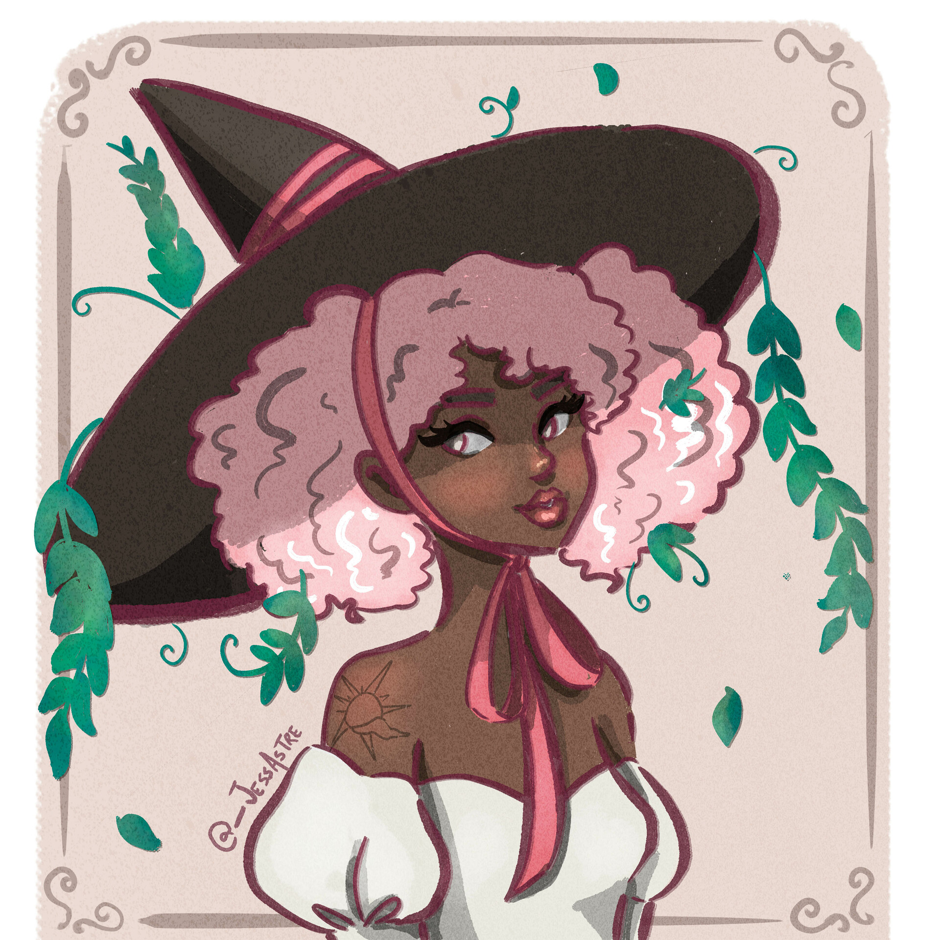 ArtStation - Pink Witch