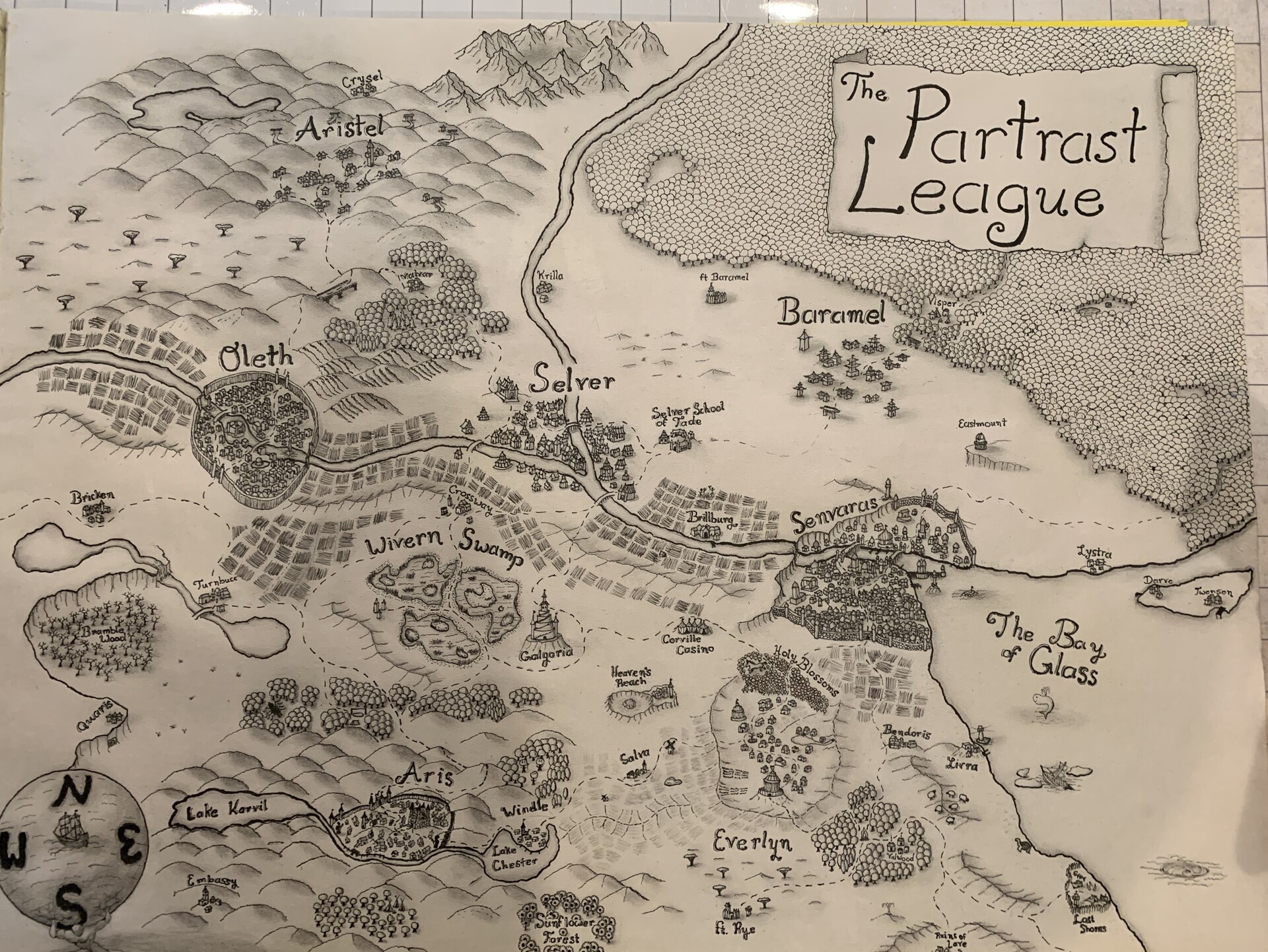 ArtStation - Map of the Partrast League