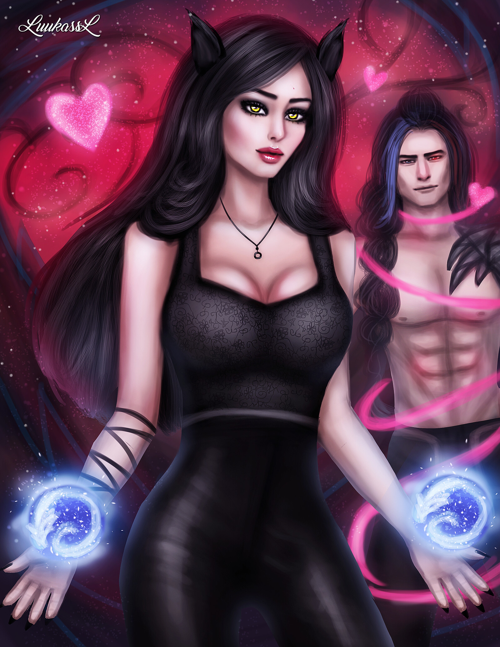 ArtStation - Ahri x Kayn