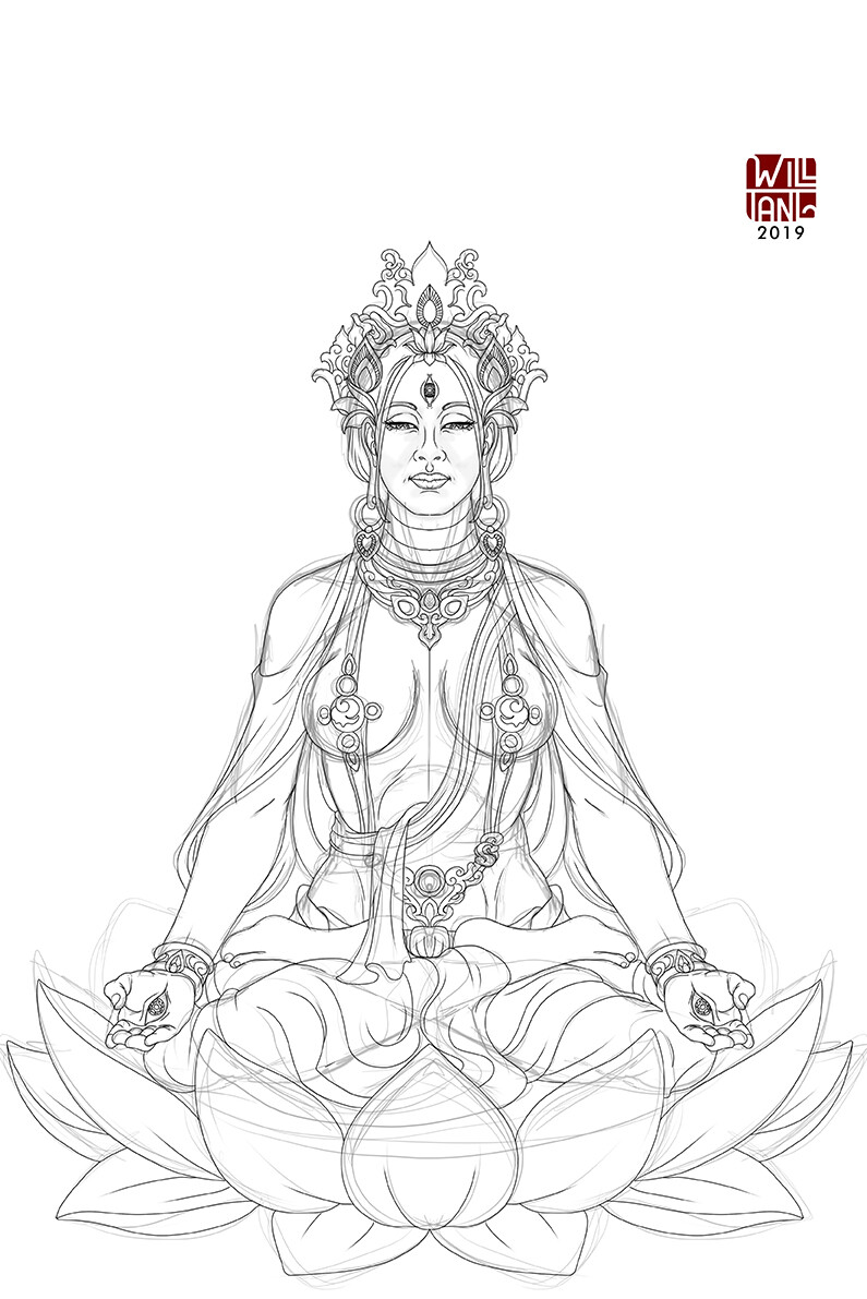 William Tang - White Tara