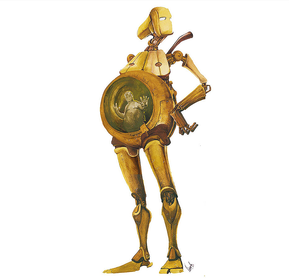 ArtStation - Human security and incubator robot.