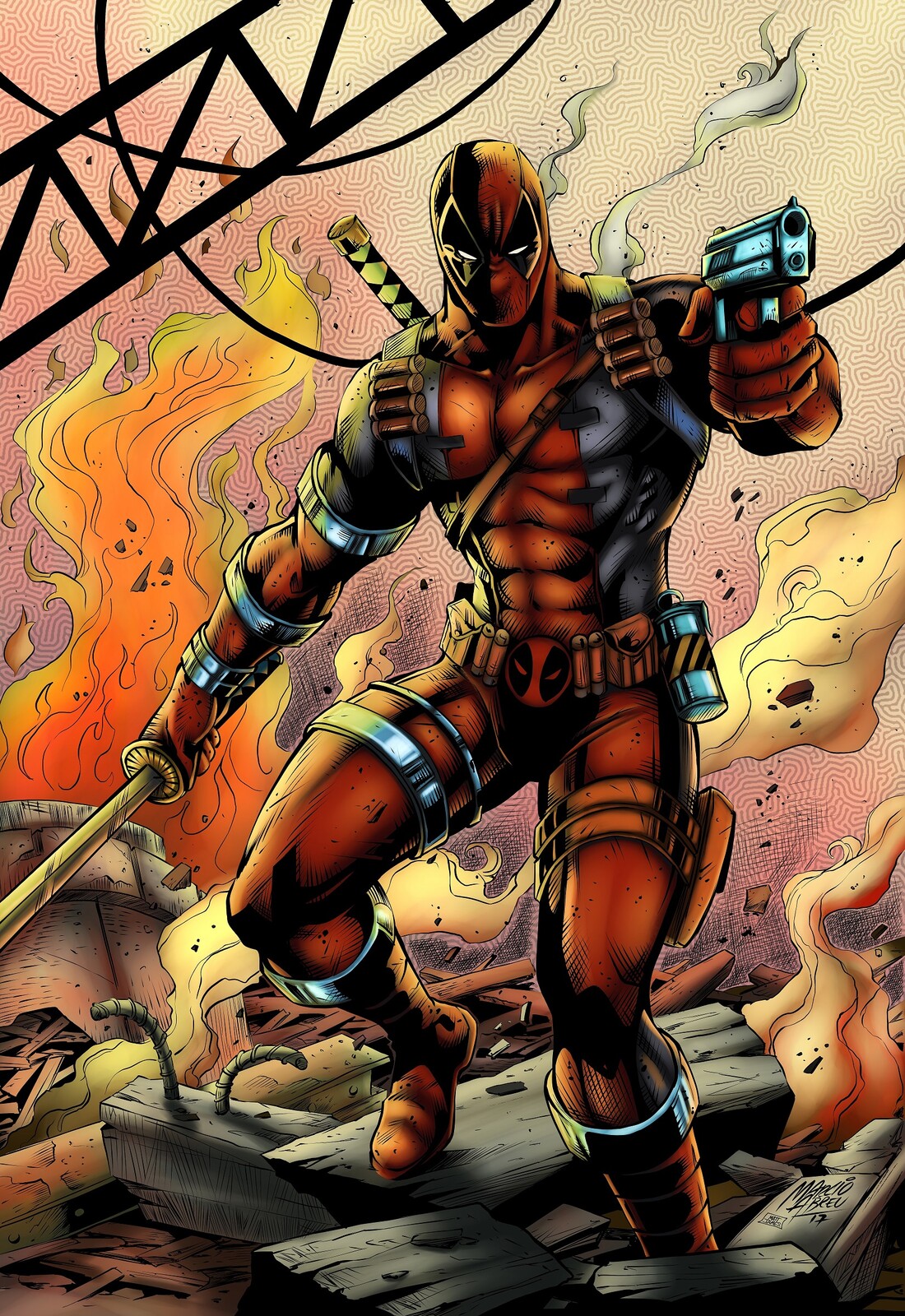 Sabrina Votano - Deadpool (digital colors)