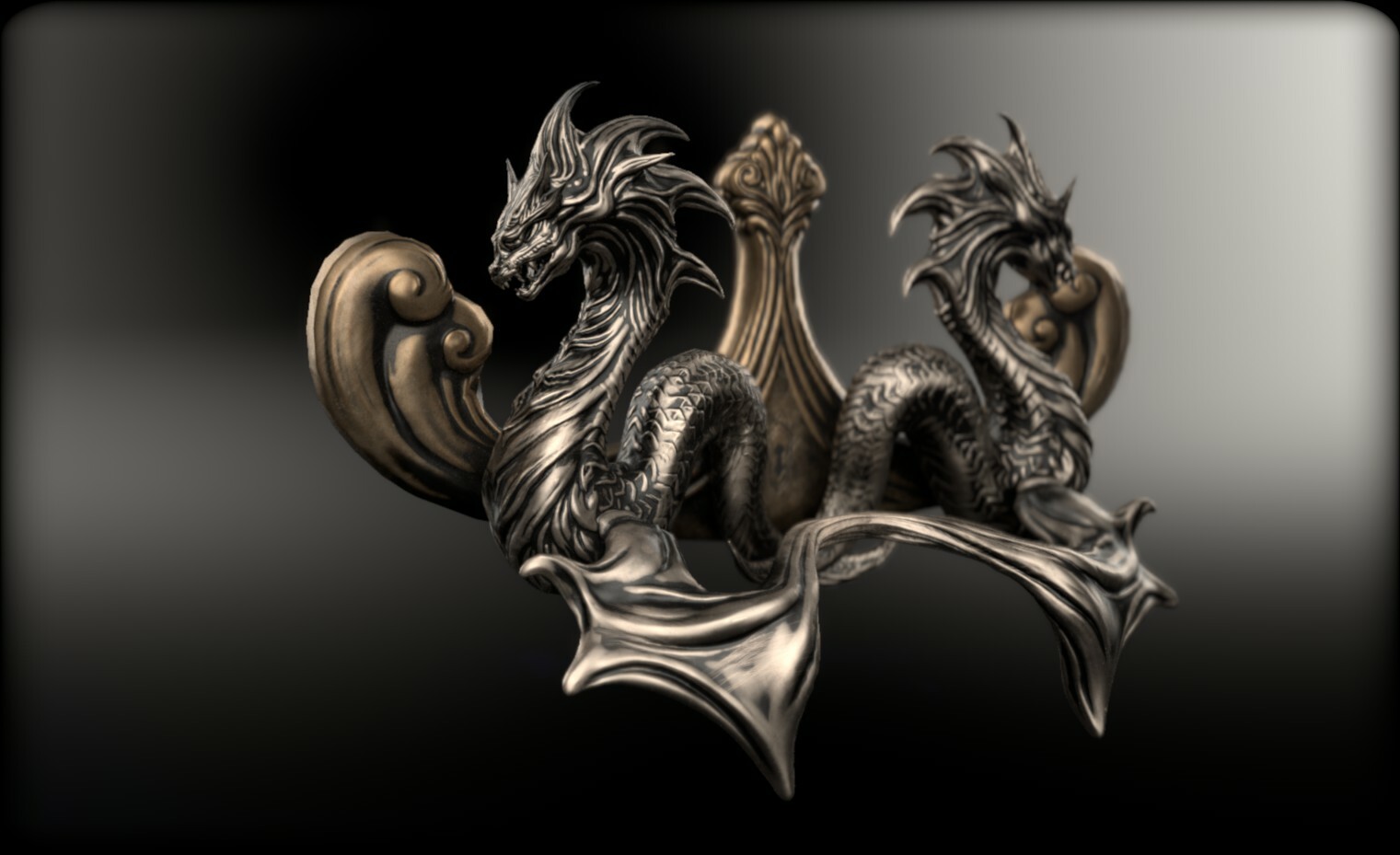 ArtStation - Dragon design handle