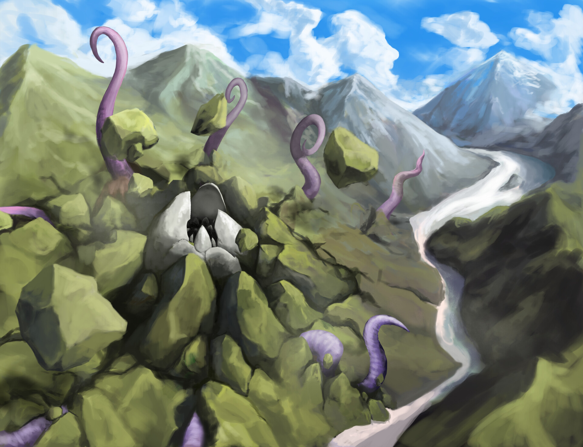 ArtStation - Mountain Monster