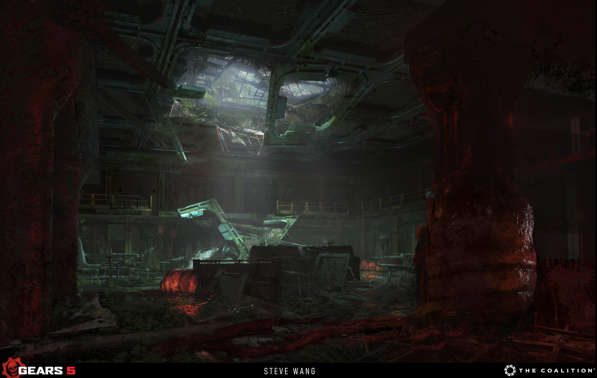 ArtStation - Gears 5 - Facility Room