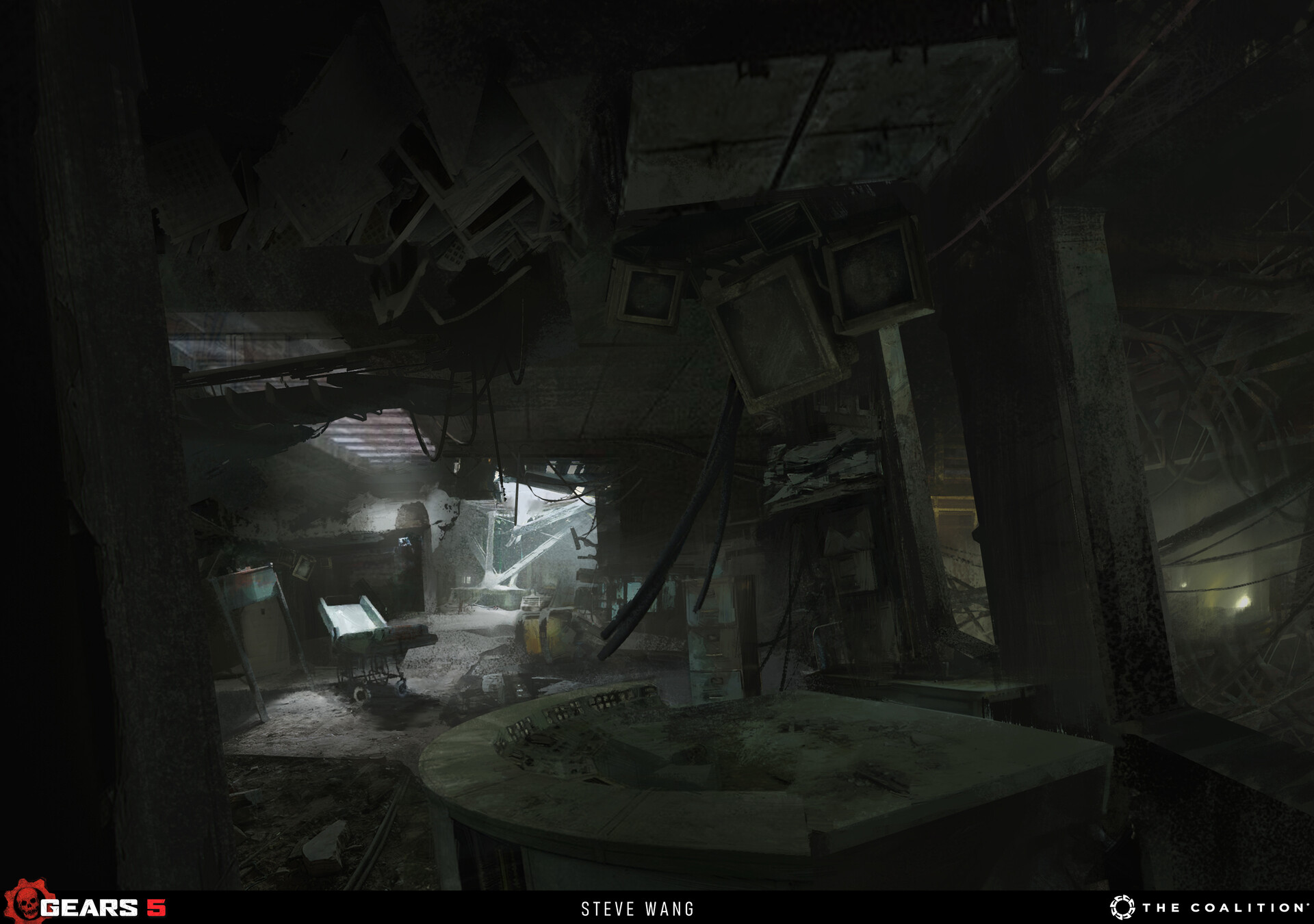 ArtStation - Gears 5 - Facility Ruin