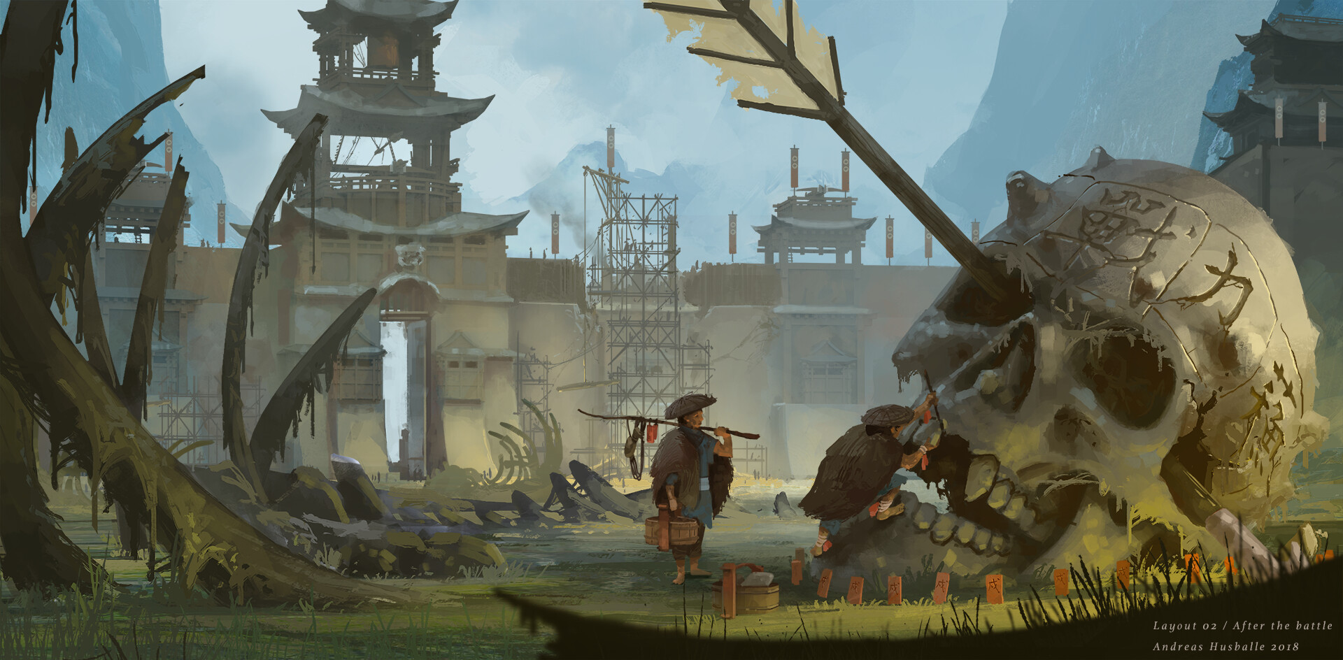 ArtStation - ArtStation challenge - Feudal Japan